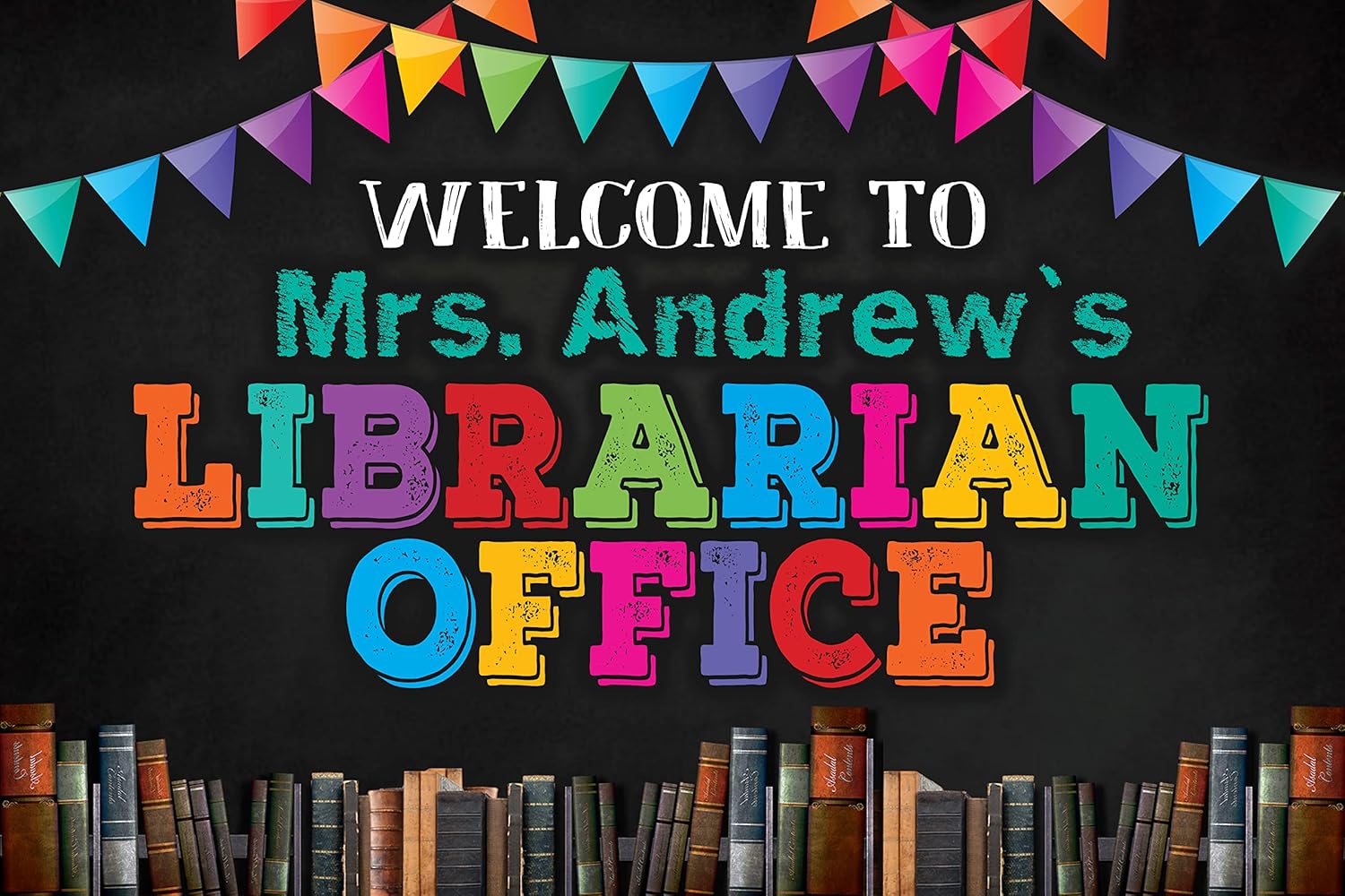 Amazon.com: Personalized Librarian name Reading Posters For Classroom ...