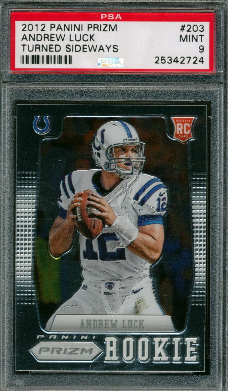 Amazon.com: 2012 Panini Prizm #203 Turned Sideways Andrew Luck Rookie ...