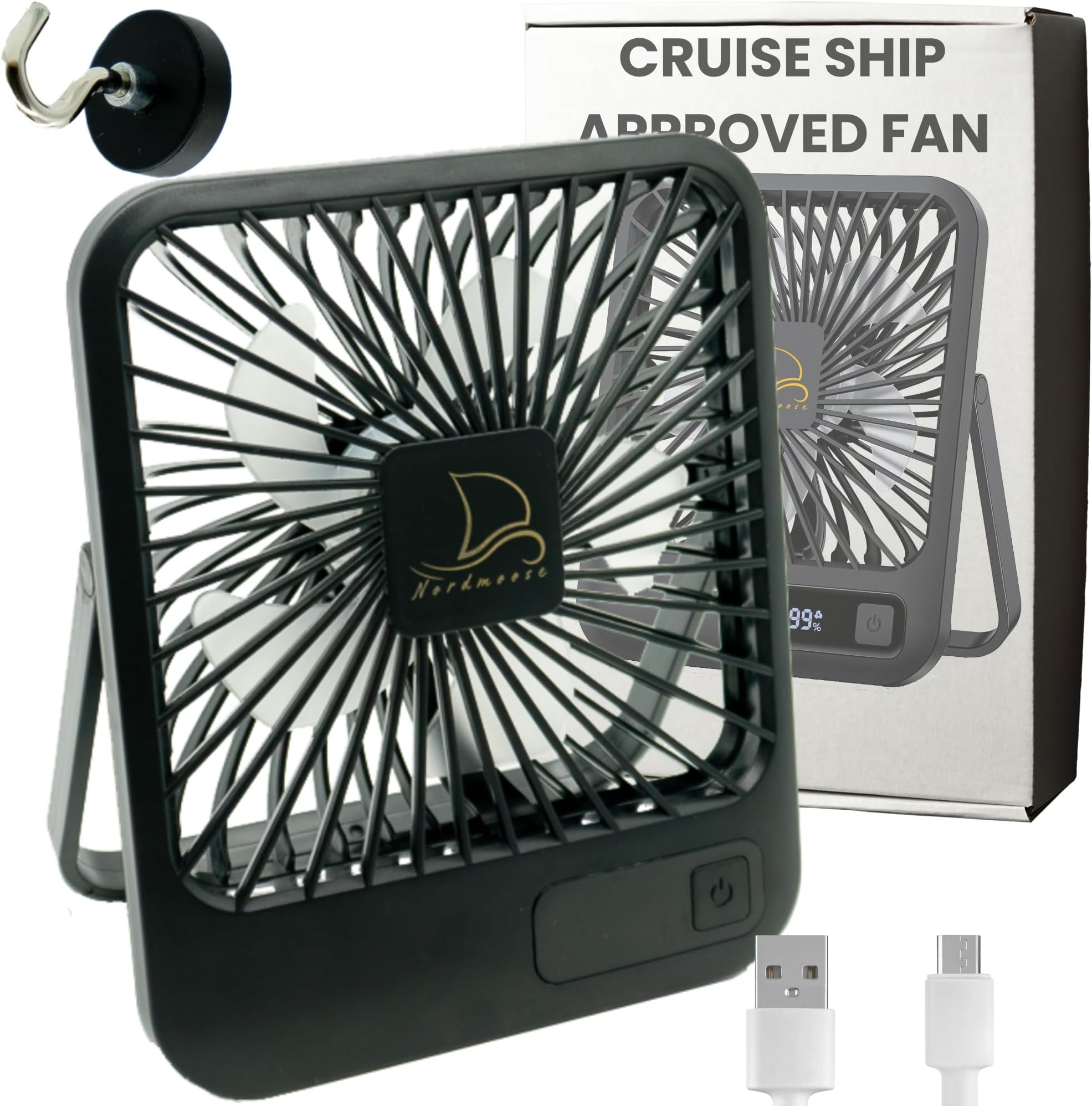 Amazon.com: SAILPAK Ship-EEZ Cruise Ship Approved Fan, Magnetically ...