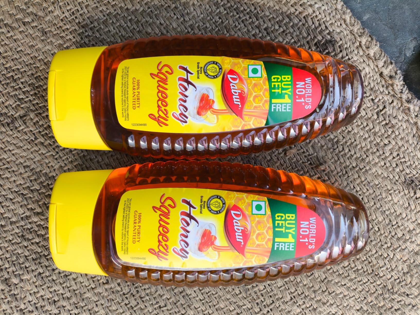 Dabur Honey Squeezy Pack 800g (400gx2, Pack of 2) | 100% Pure | World's No.1 Honey Brand with No ...