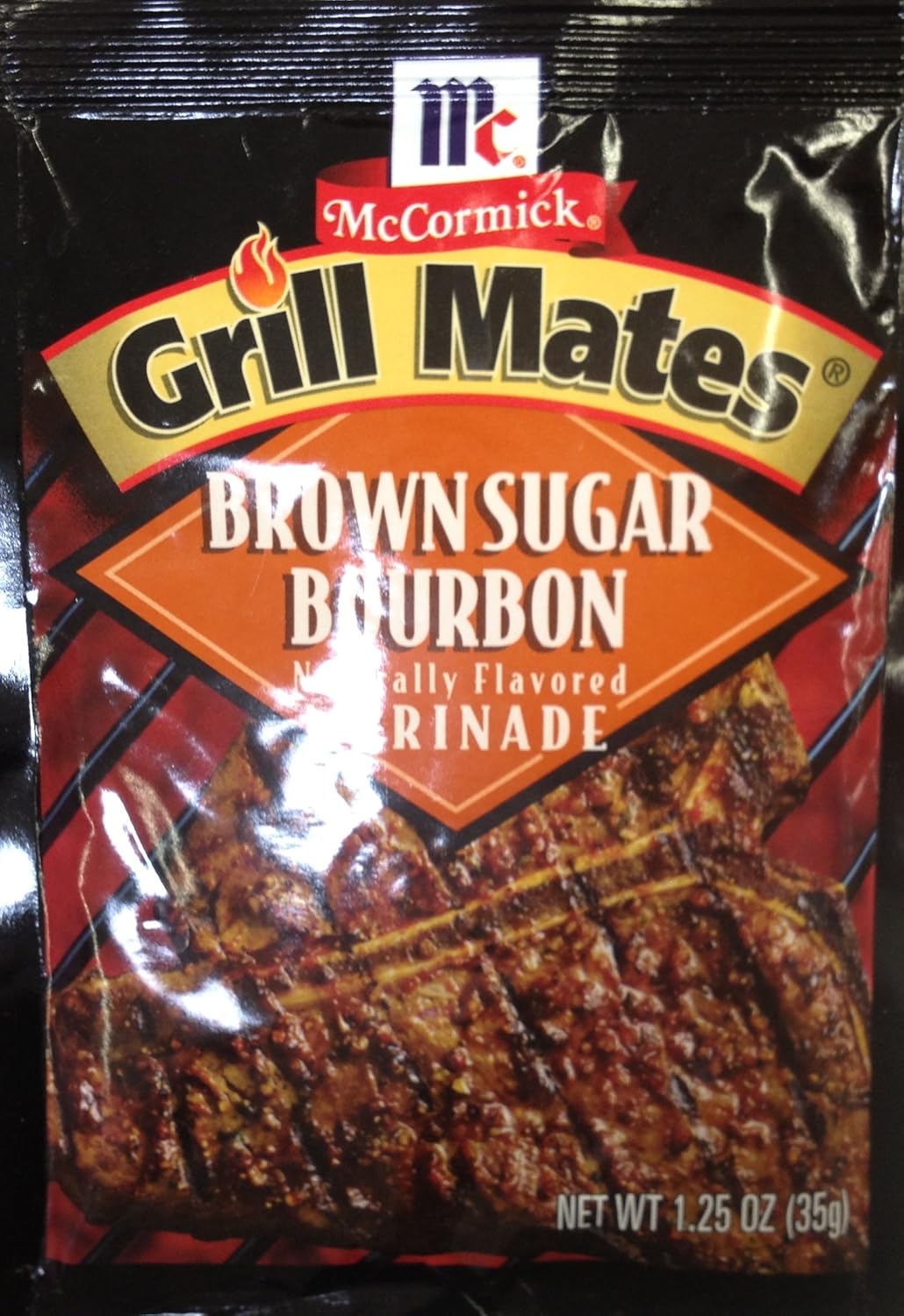 Amazon.com: McCormick Grill Mate BROWN SUGAR BOURBON Marinade 1.25oz ...