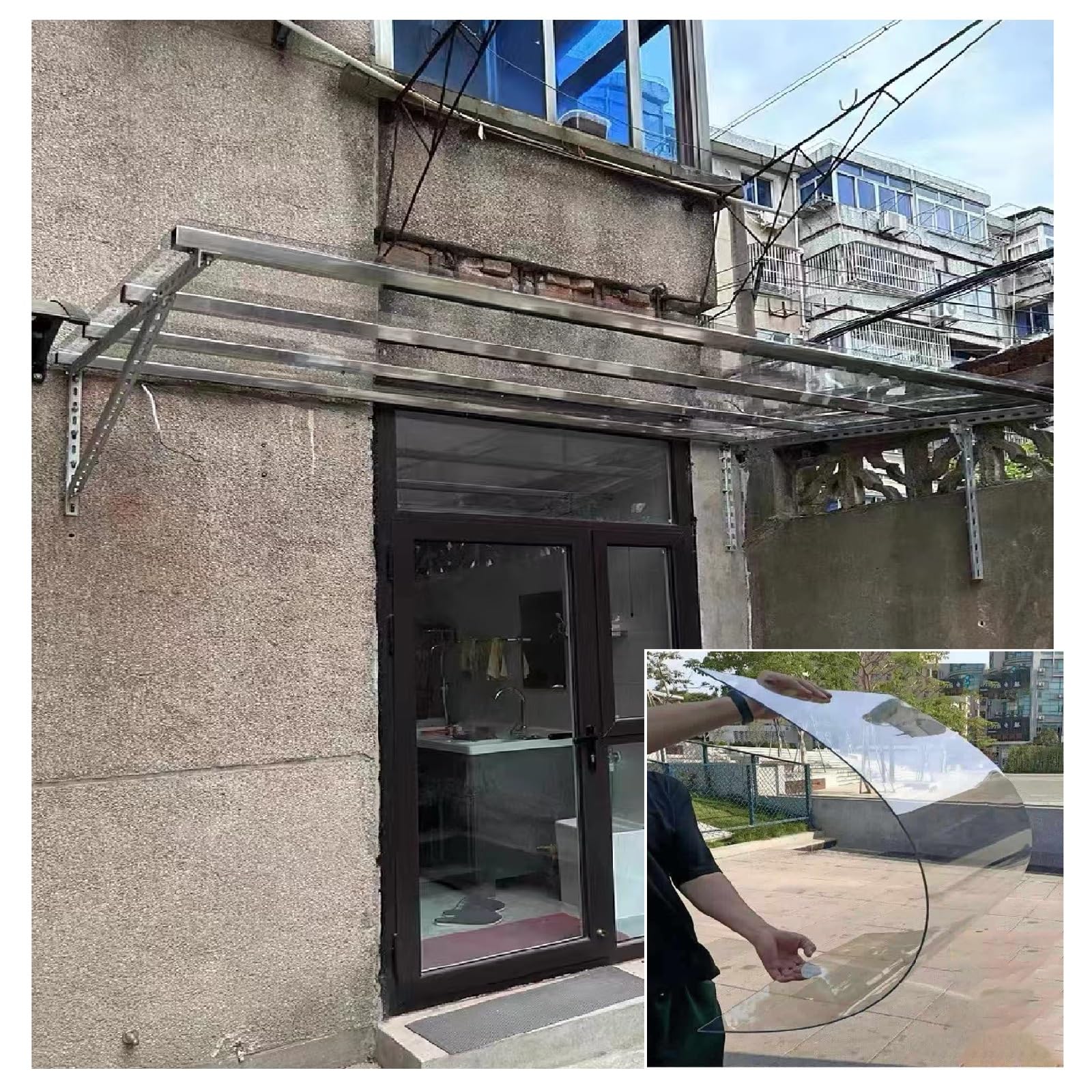 Clear Acrylic Plastic Sheet Polycarbonate Sheet Lightweight Clear ...