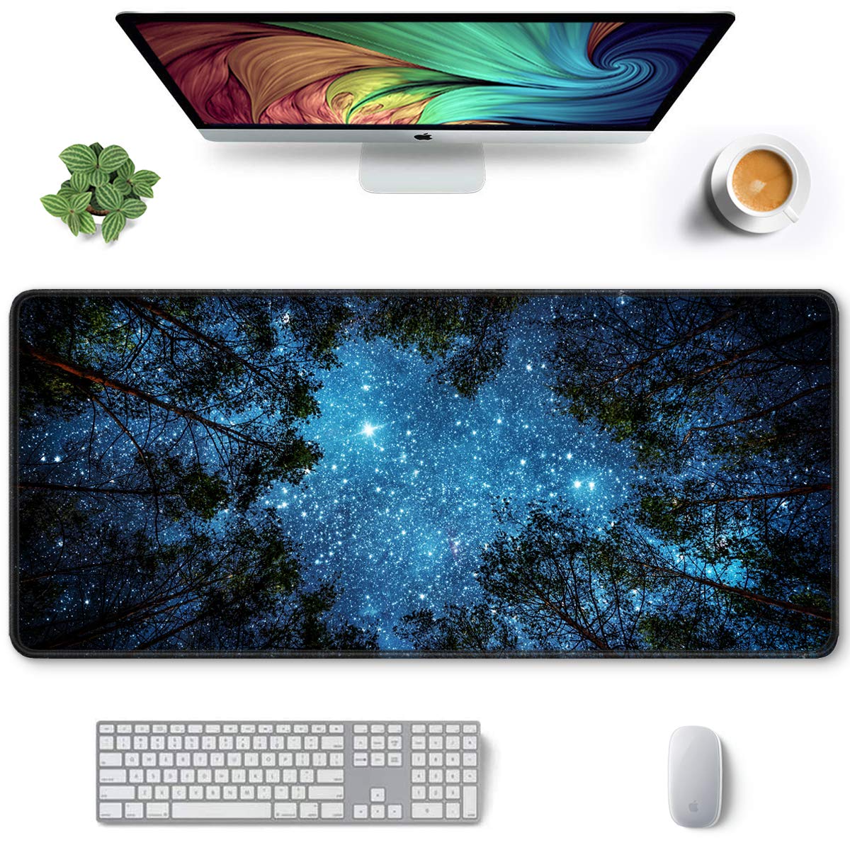 Amazon.com: Auhoahsil Large Mouse Pad, XXL Gaming Mousepad, Desk Mat ...