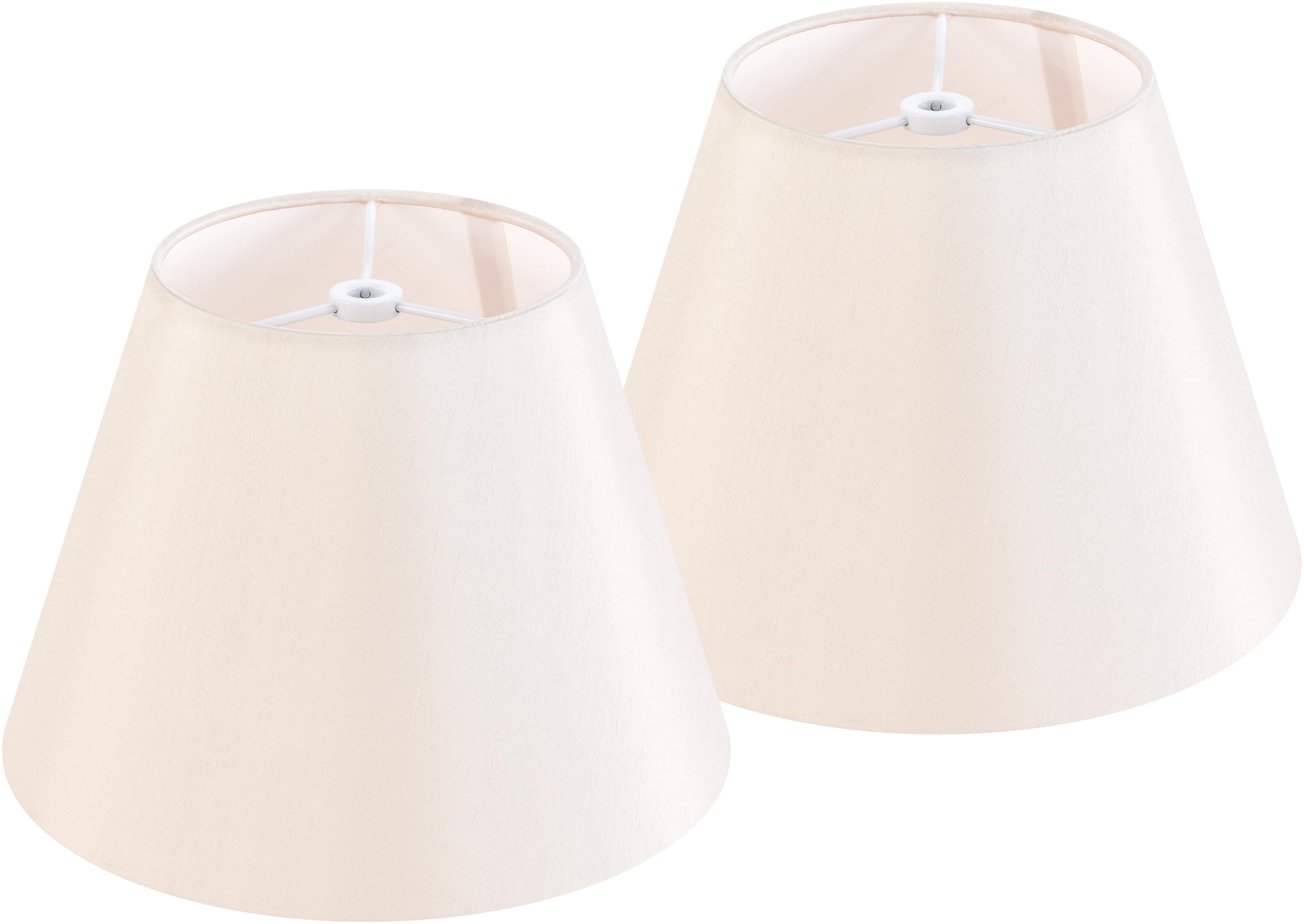 GOSO Set of 2 Small Cream Lamp Shades-5 * 9 * 6.4 IN (Spider) Bell Lamp ...