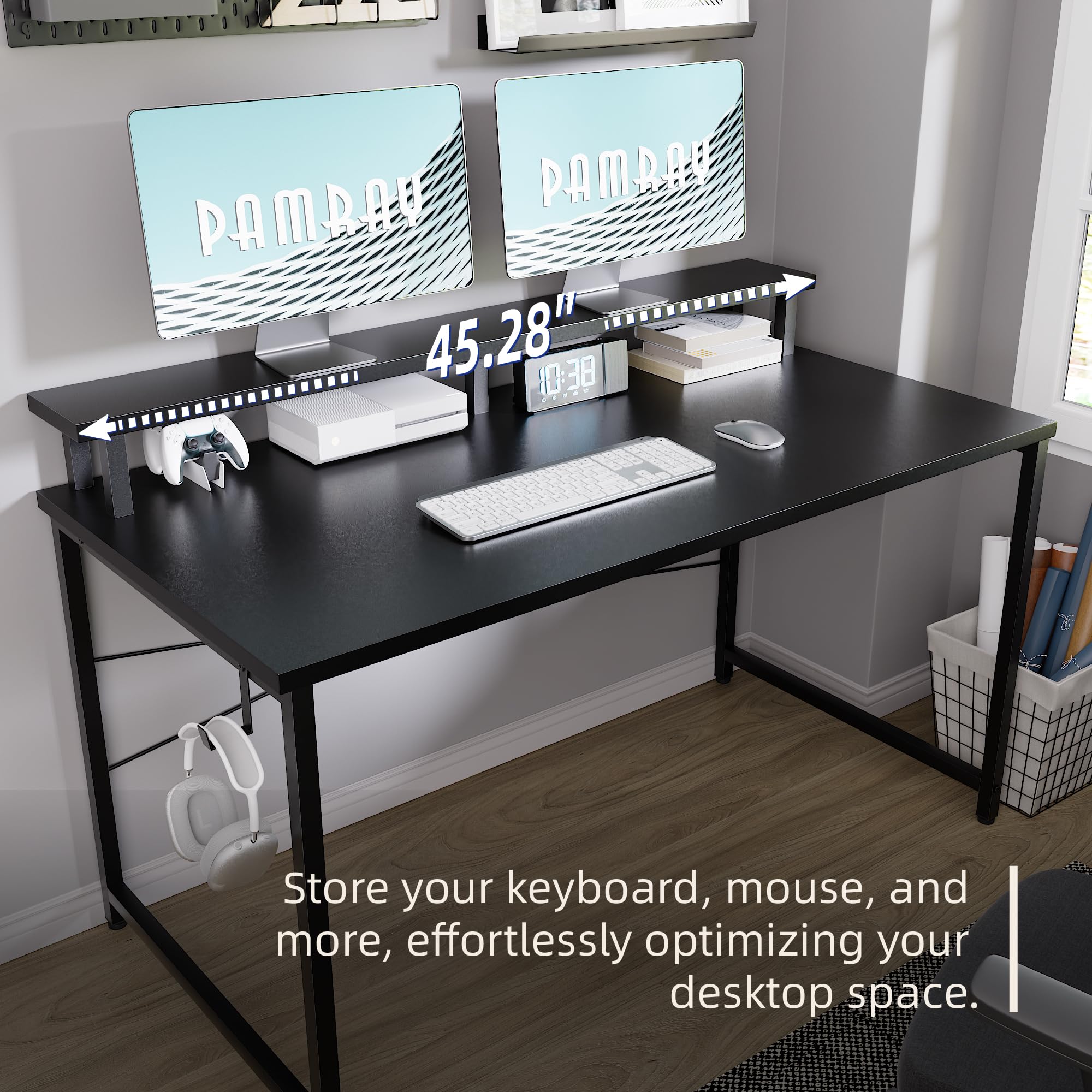 Snapklik.com : Pamray 47 Inch Small Computer Desk