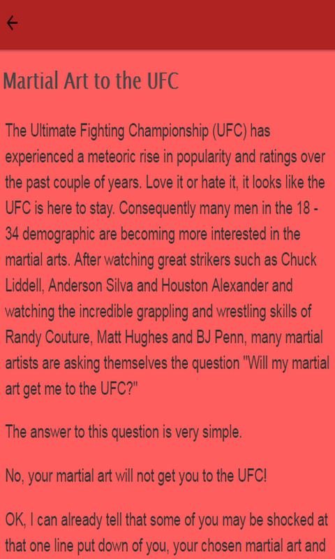 How To Become A UFC Fighter - App on Amazon Appstore