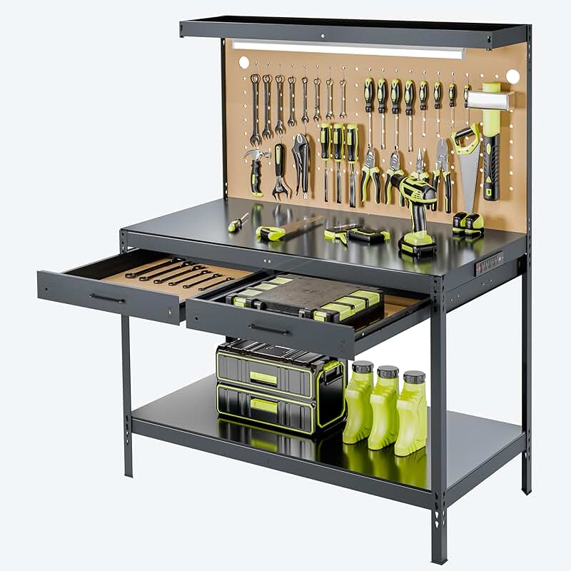 Amazon.com: Workbenches - Workbenches / Material Handling: Tools & Home ...