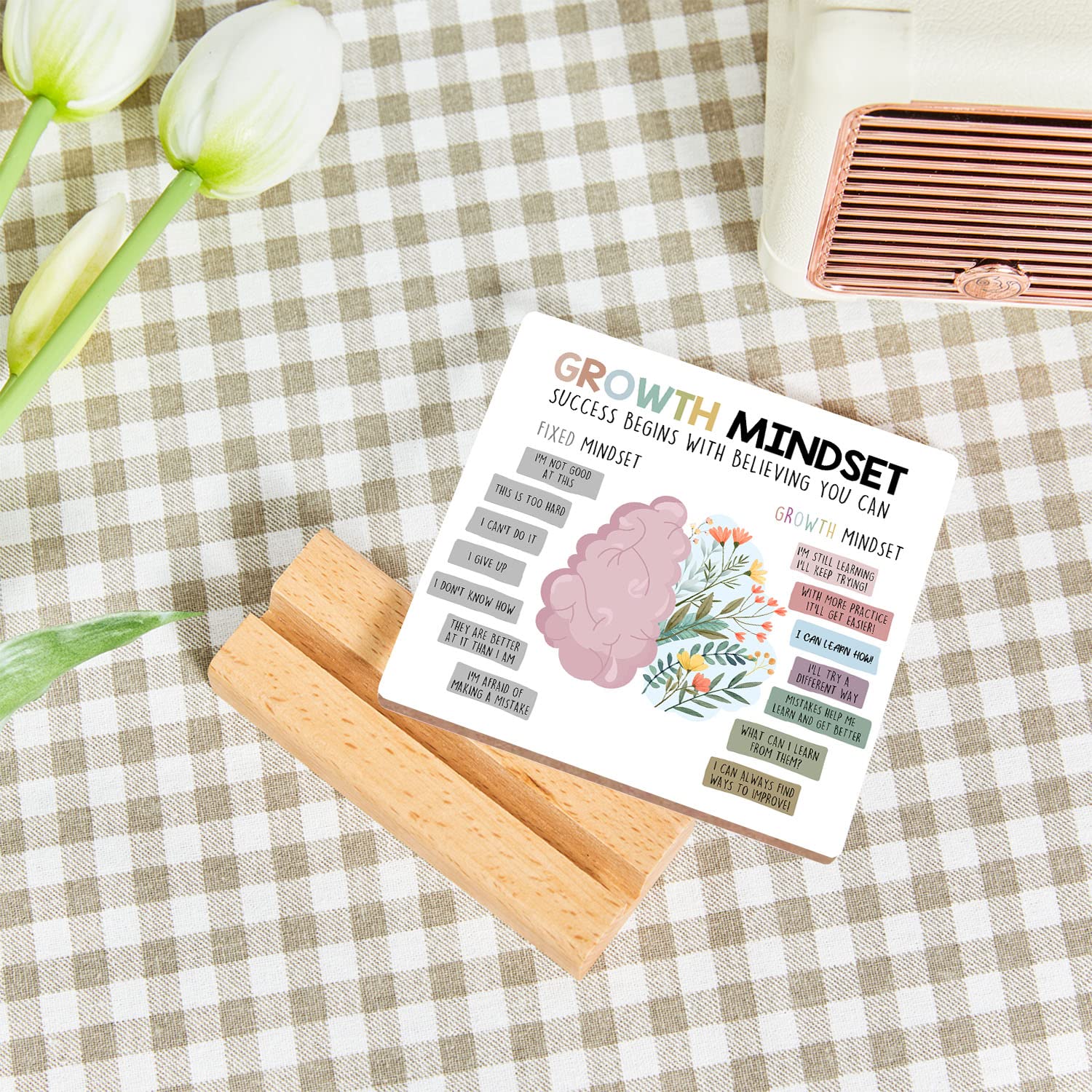 Snapklik.com : Growth Mindset Sign Teaching Sign, Gift For Teacher ...