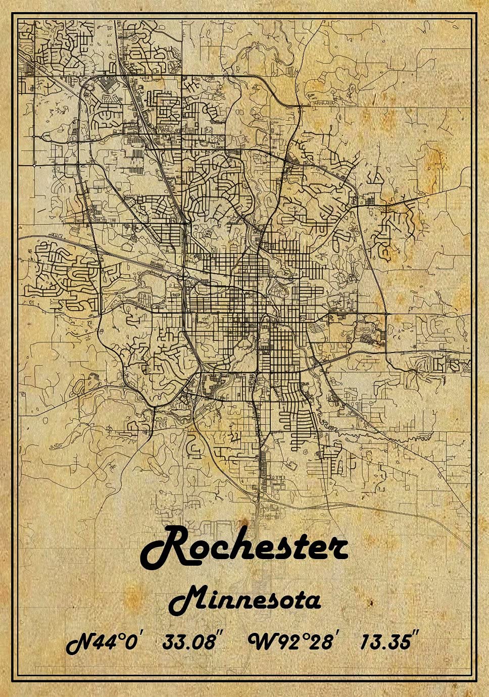Rochester Minnesota Map