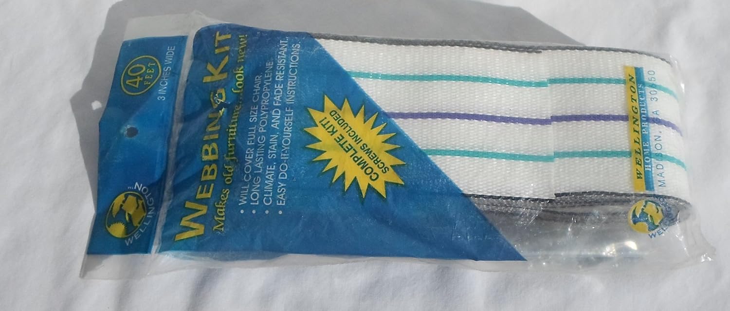 Wellington Chair Webbing Kit Complete 40 Feet : Amazon.co.uk: Home ...