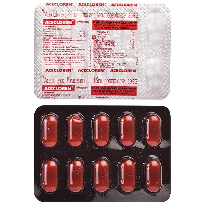 Acecloren - Strip of 10 Tablets : Amazon.in: Health & Personal Care