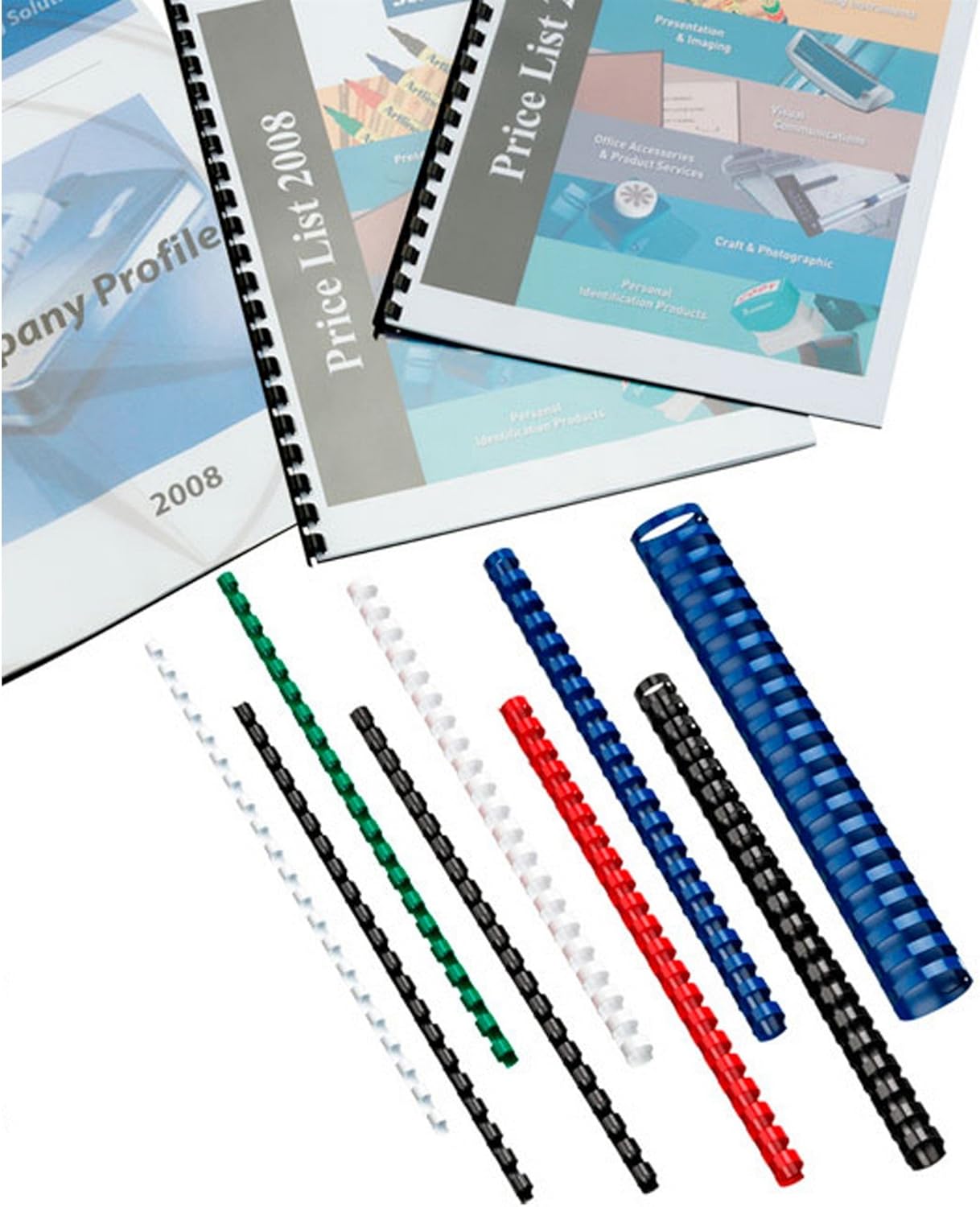 GBC CombBind Binding Combs, 8 mm, 45 Sheet Capacity, A4, 21 Ring, Blue ...