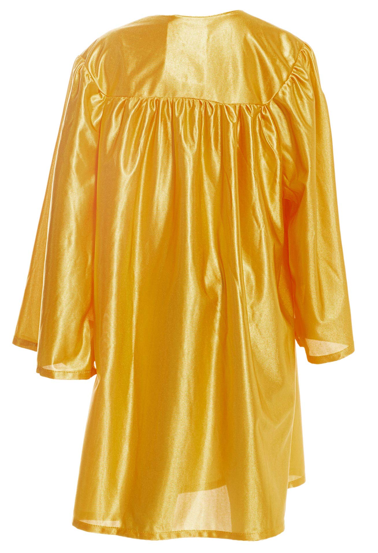 Snapklik.com : Medium Gold Shiny Child Graduation Cap, Gown, Tassel And ...