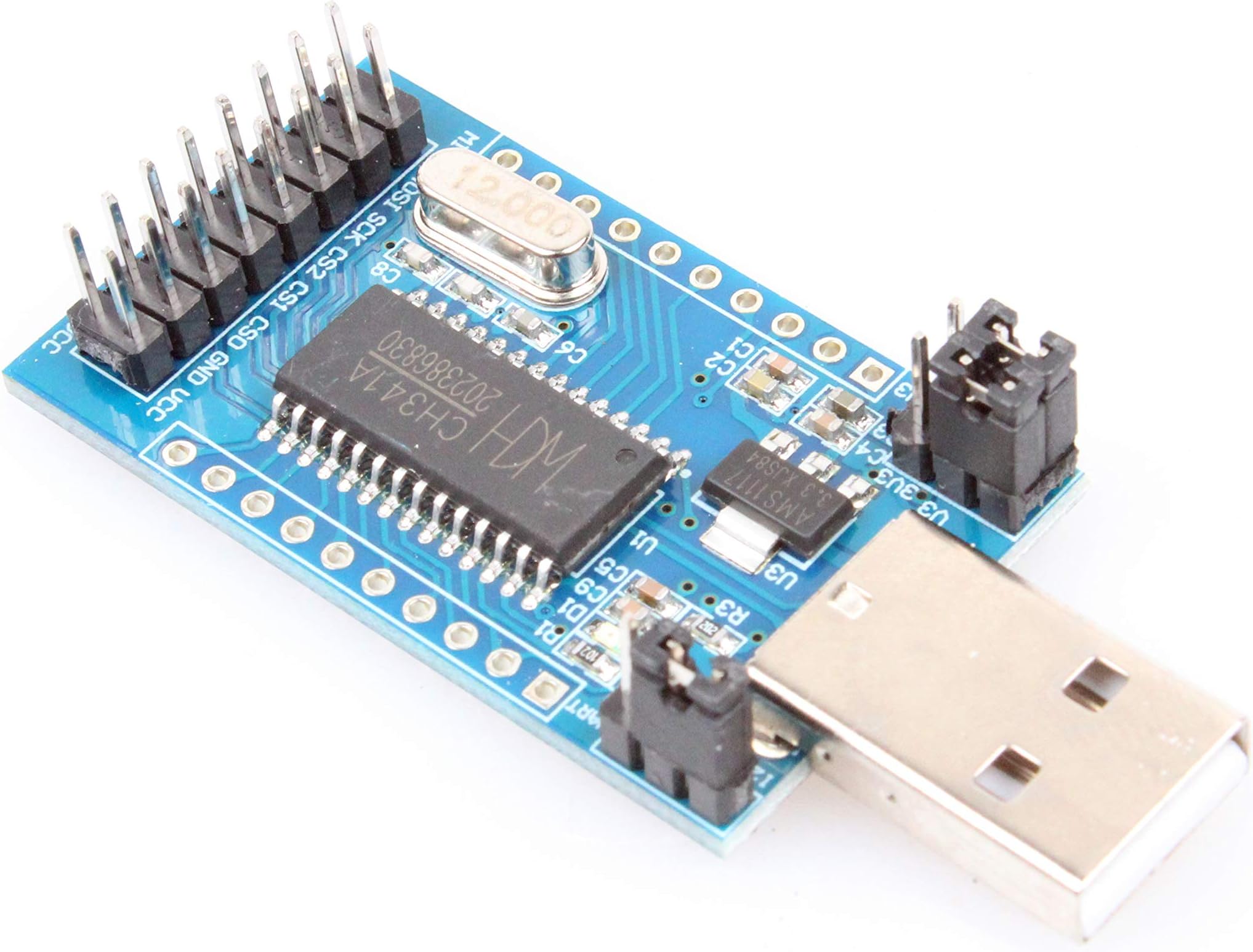 Amazon.com: NOYITO CH341A USB Serial Port Parallel Port Converter Module USB to UART IIC SPI TTL ...