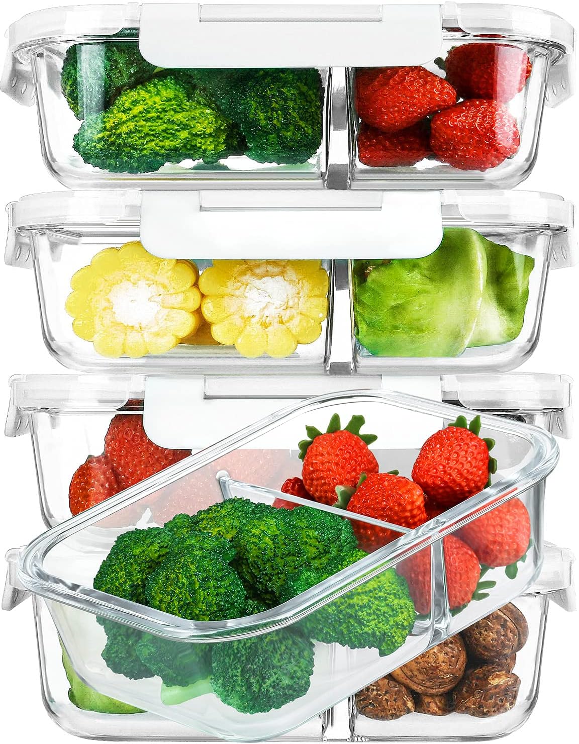 Amazon.com: Glasslock Food-Storage Container with Locking Lids and ...