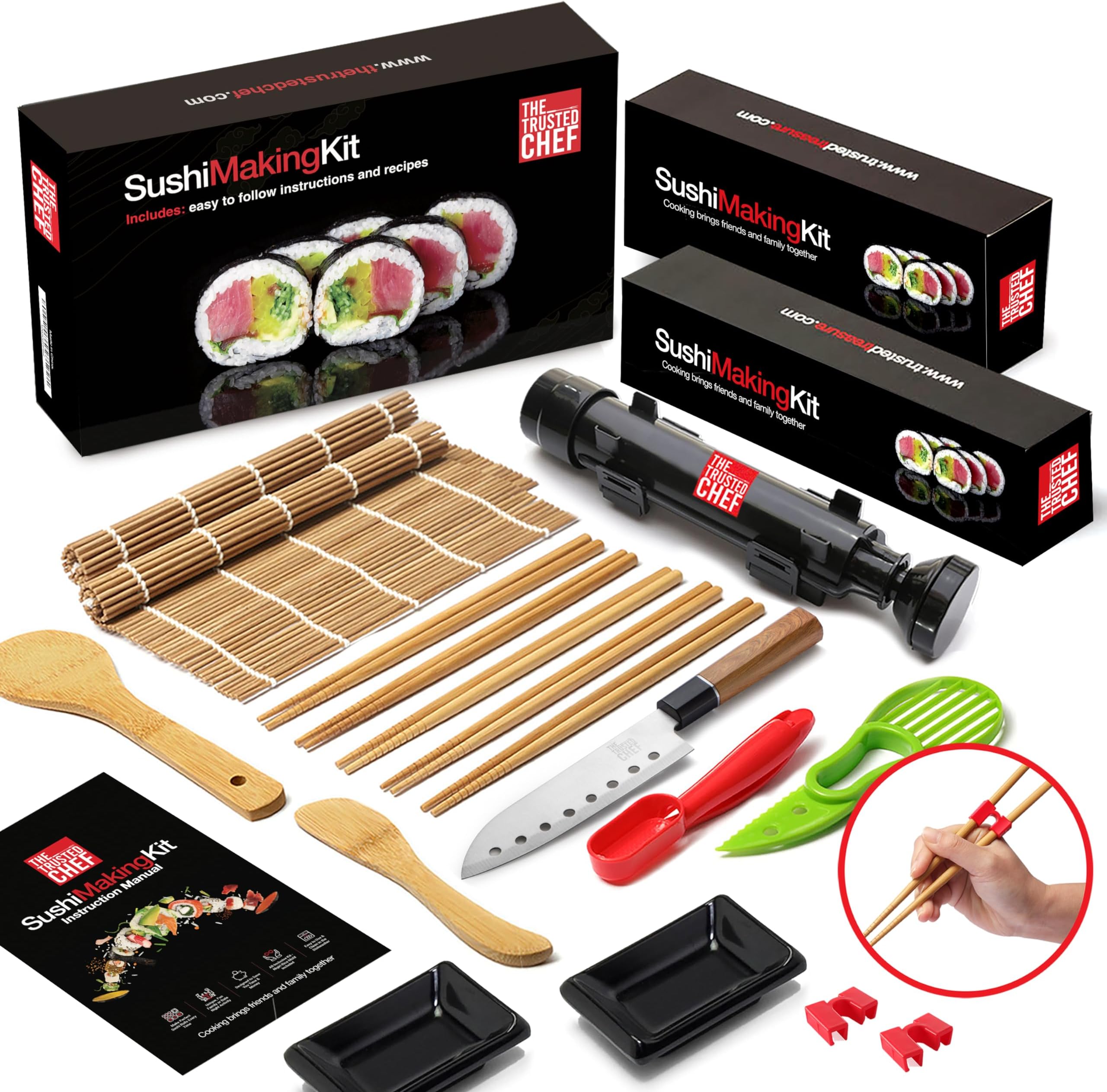 Amazon.com | Sushi Making Kit – The Trusted Chef Sushi Making kit for ...