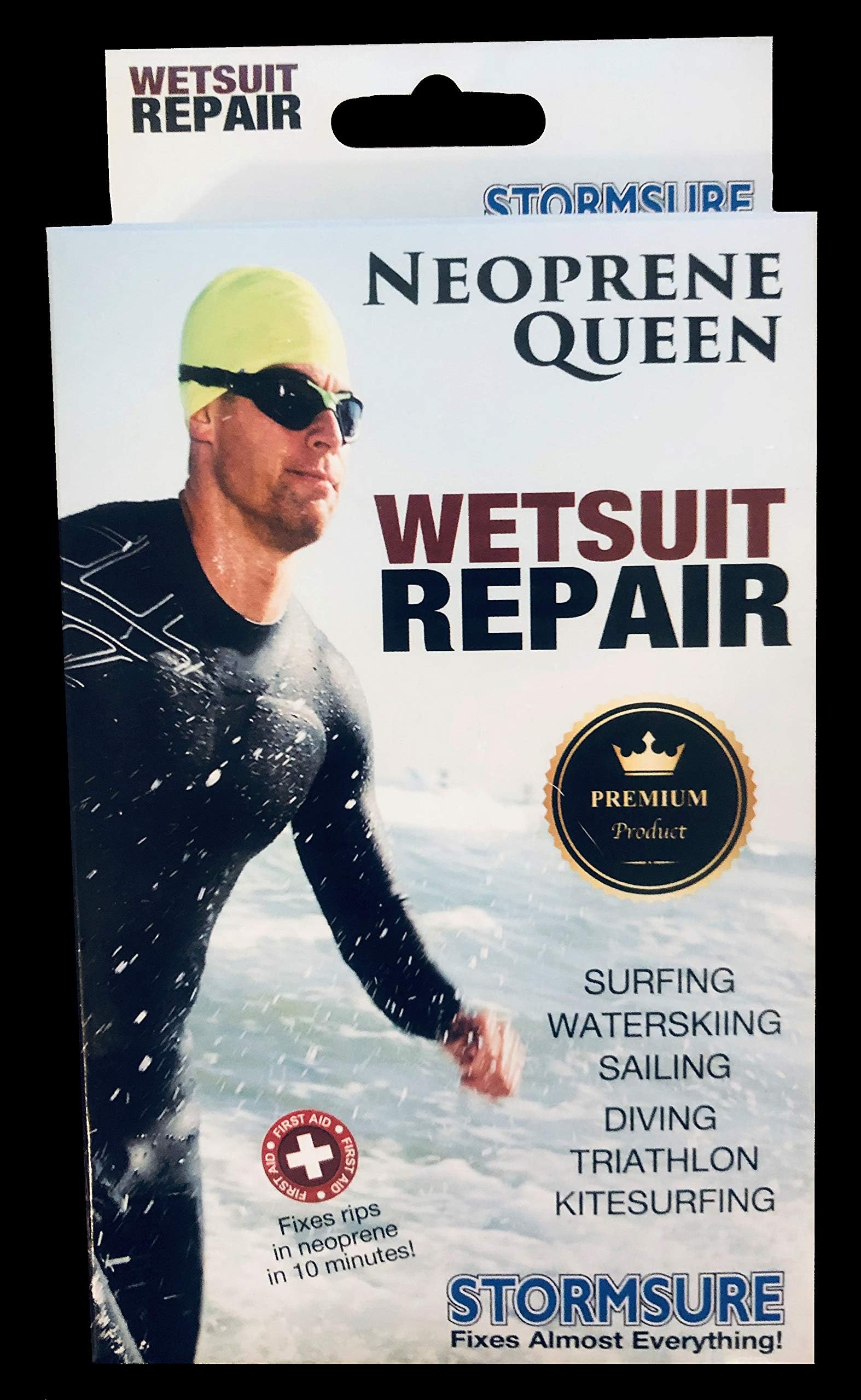 2 x STORMSURE Wetsuit & Drysuit Repair Kit Adhesive Glue Stick Boots ...