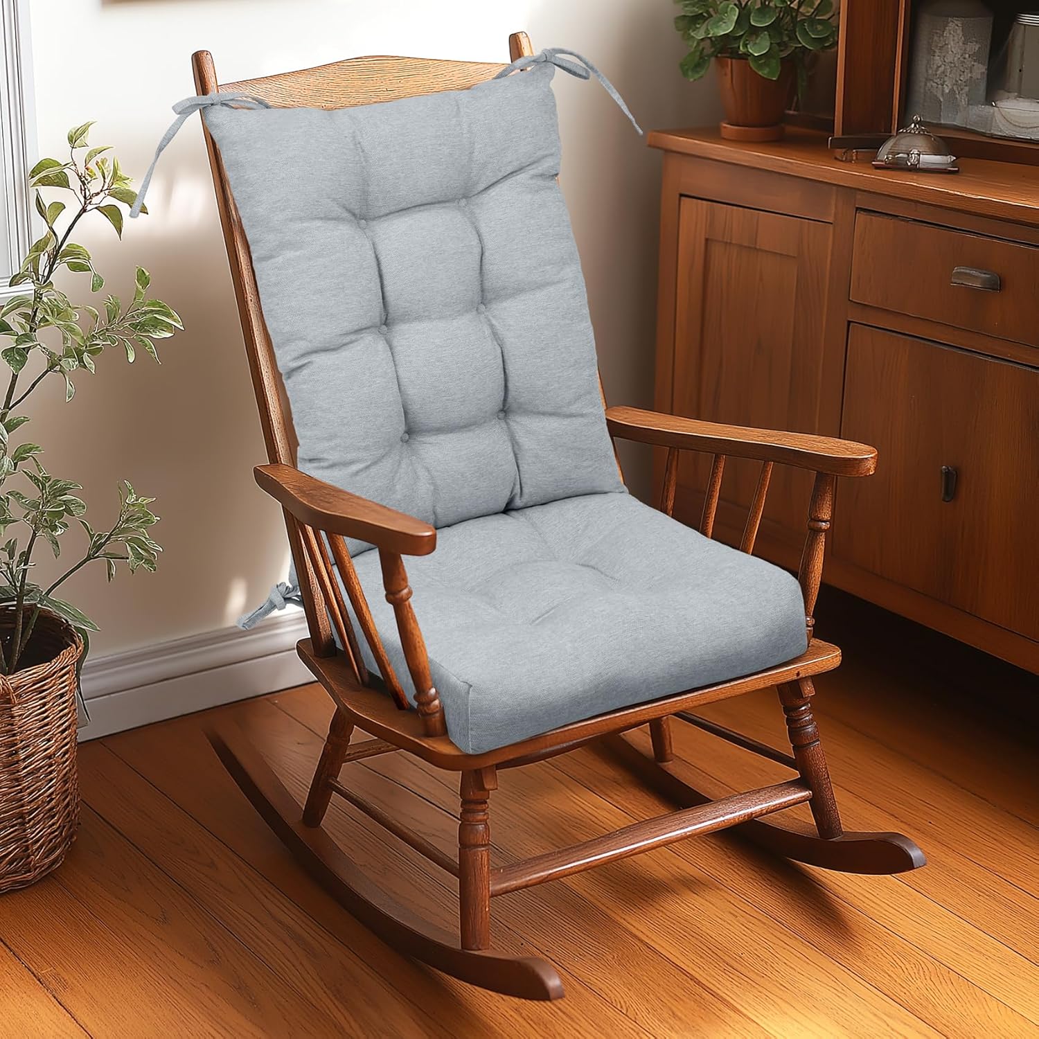 Amazon.com: sutailocus Premium Tufted Rocking Chair Cushion, Rocking ...