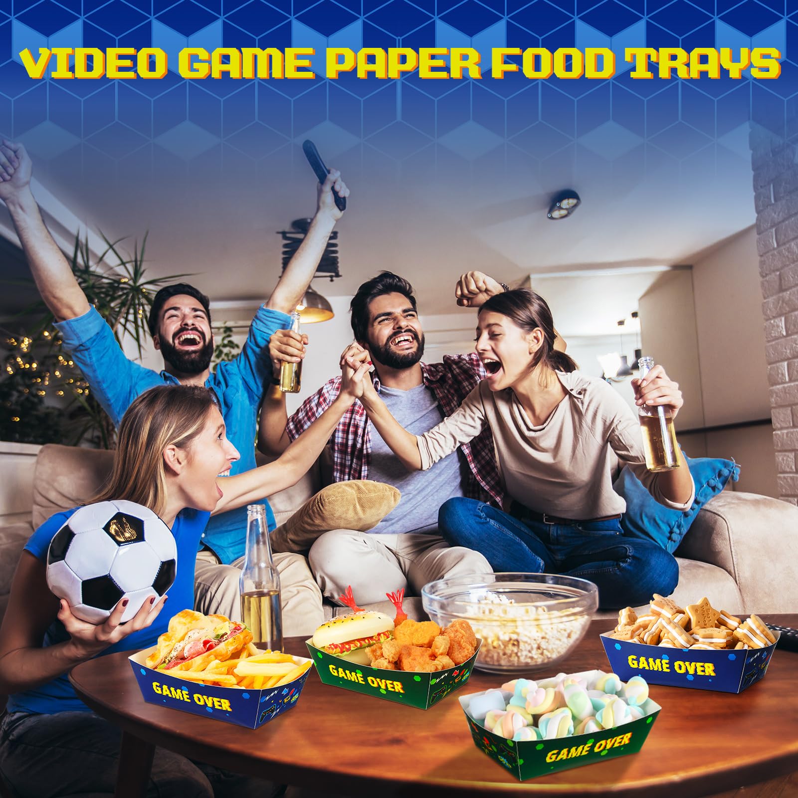 Snapklik.com : 50 Pack Video Game Supplies 1.1lb Video Game Food ...