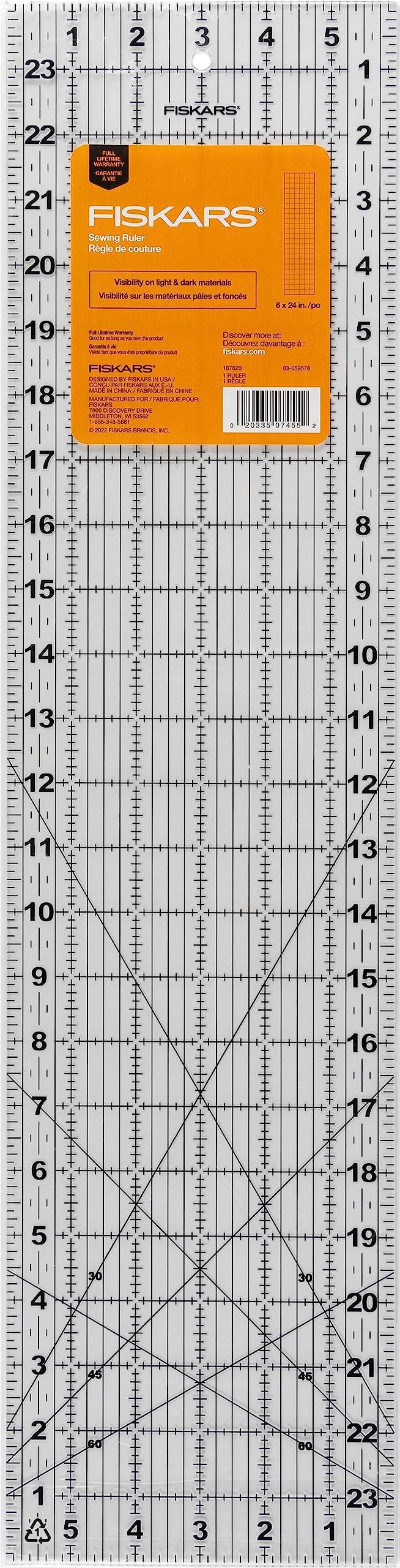 Amazon.com: O'Lipfa 11111 Ruler with Lip Edge, 5 x 24-Inch