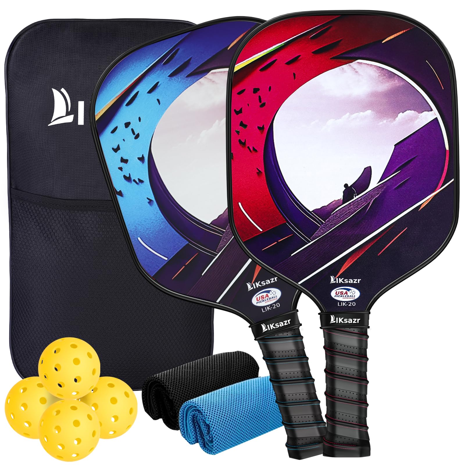 Snapklik.com : Pickleball Paddles, USAPA Approved Fiberglass Pickleball ...
