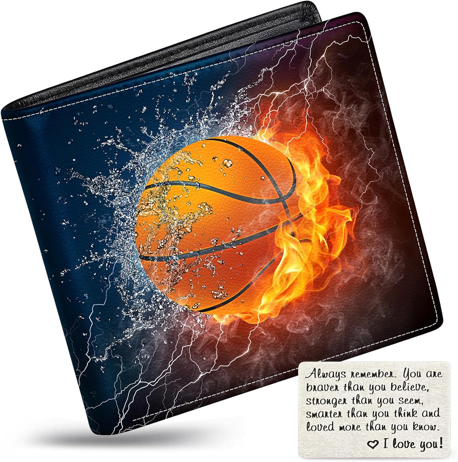 Amazon.com: Boys Wallet for Kids, Teen Boy Basketball Wallets 9-12 8-10 ...