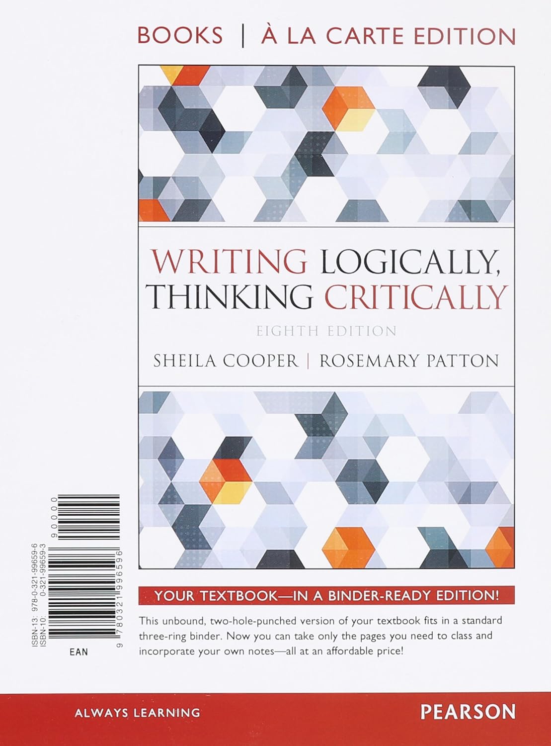 Writing Logically Thinking Critically, Books a la Carte Edition: Cooper ...