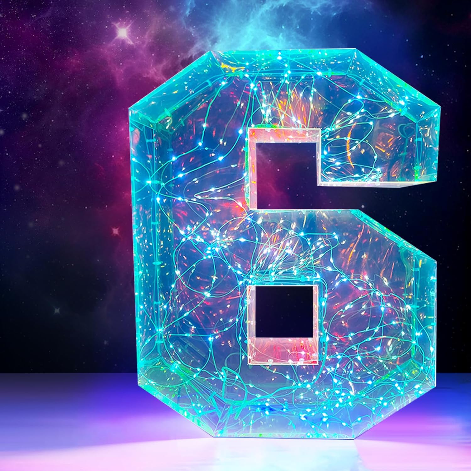 Amazon.com: STROLITE Marquee Light Up Numbers 6, Marquee Numbers 6 for ...