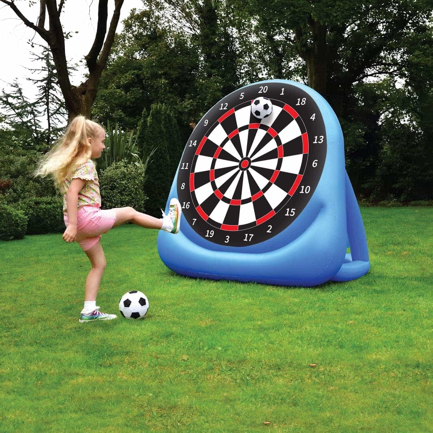 U.saf Kids Giant Inflatable 5ft Football Target - Interactive Bullseye ...
