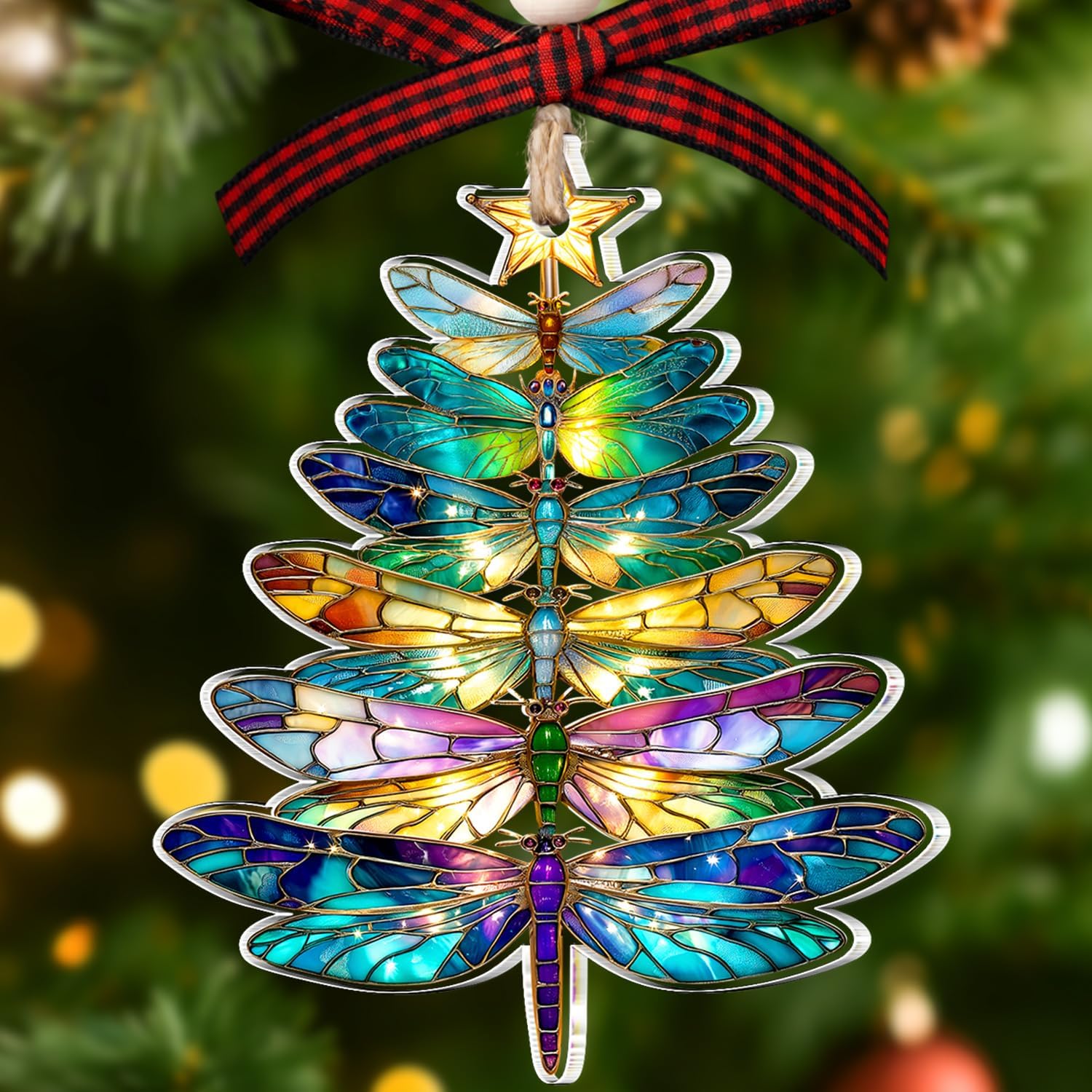 Amazon.com: Dragonfly Christmas Ornaments - Friendship Dragonfly ...