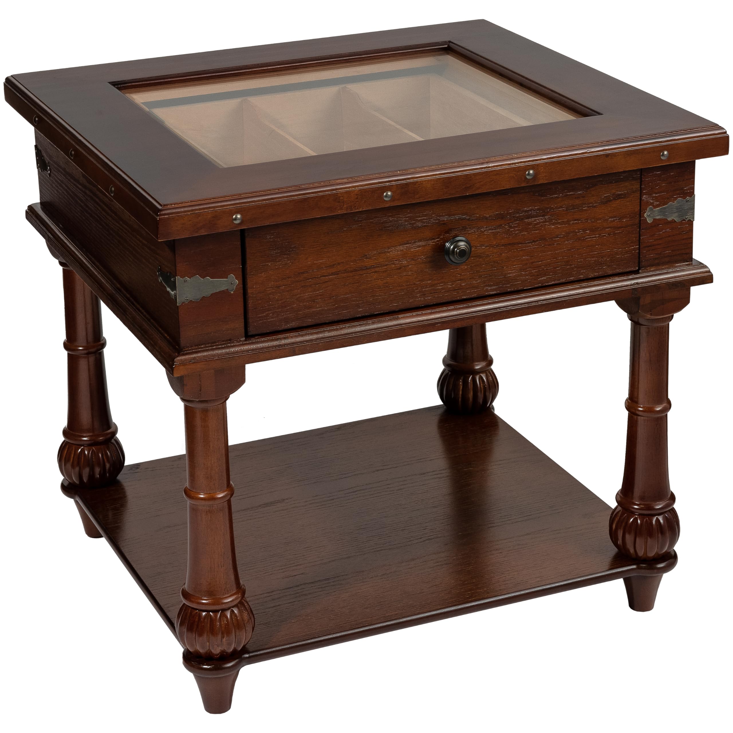 Antique Humidor Table Books