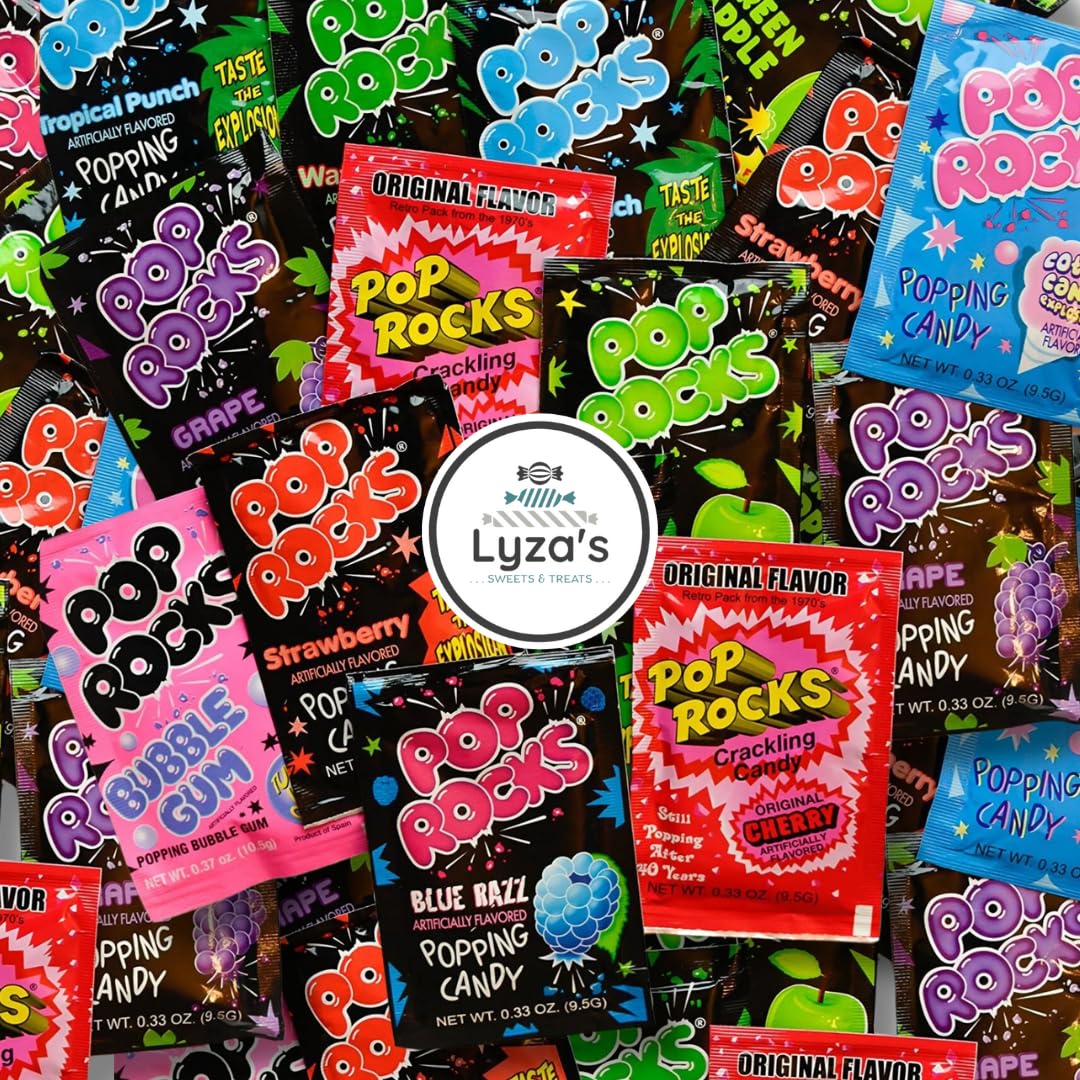 Amazon.com : Pop Rocks - Popping Fizzy Candy - Pack of 48 By Lyza's ...