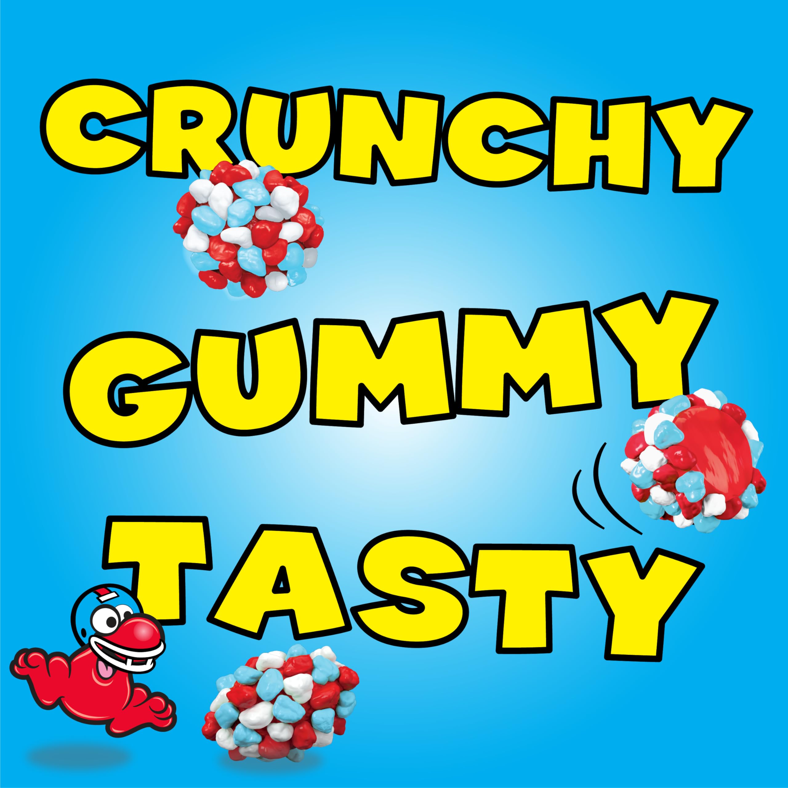 Snapklik.com : NERDS Gummy Clusters Candy, Berry Punch Rush, Crunchy ...