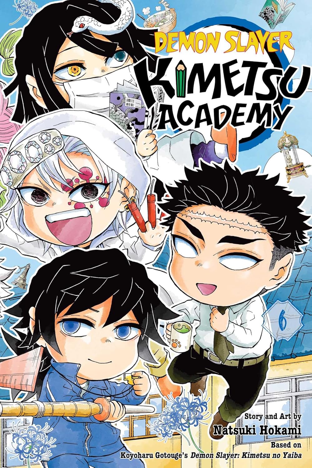 Demon Slayer: Kimetsu Academy, Vol. 6: Volume 6: Amazon.co.uk: Gotouge ...