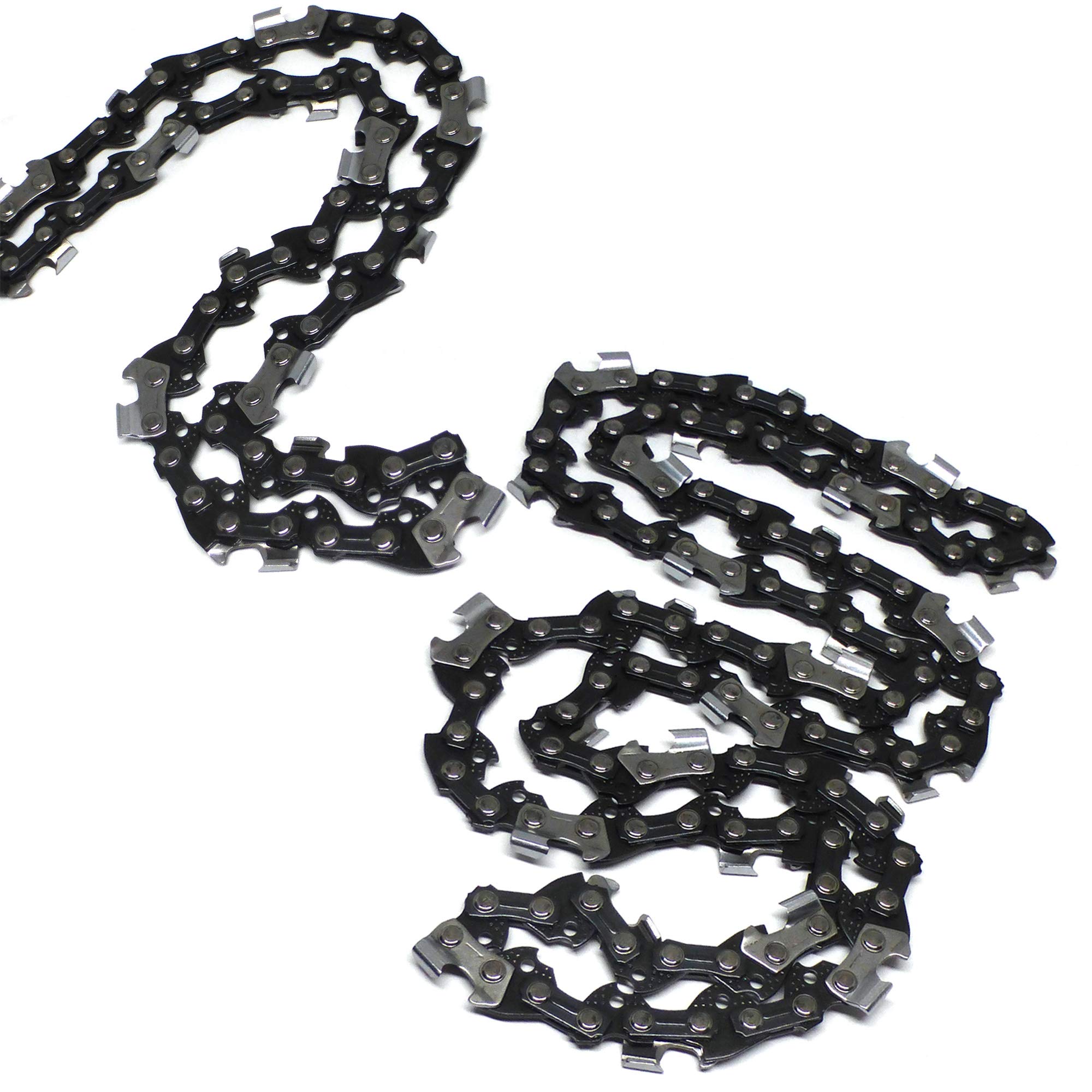 Amazon.com: (2 Pack) 16” Low Kickback Chainsaw Chains 3/8 .050 55 DL ...