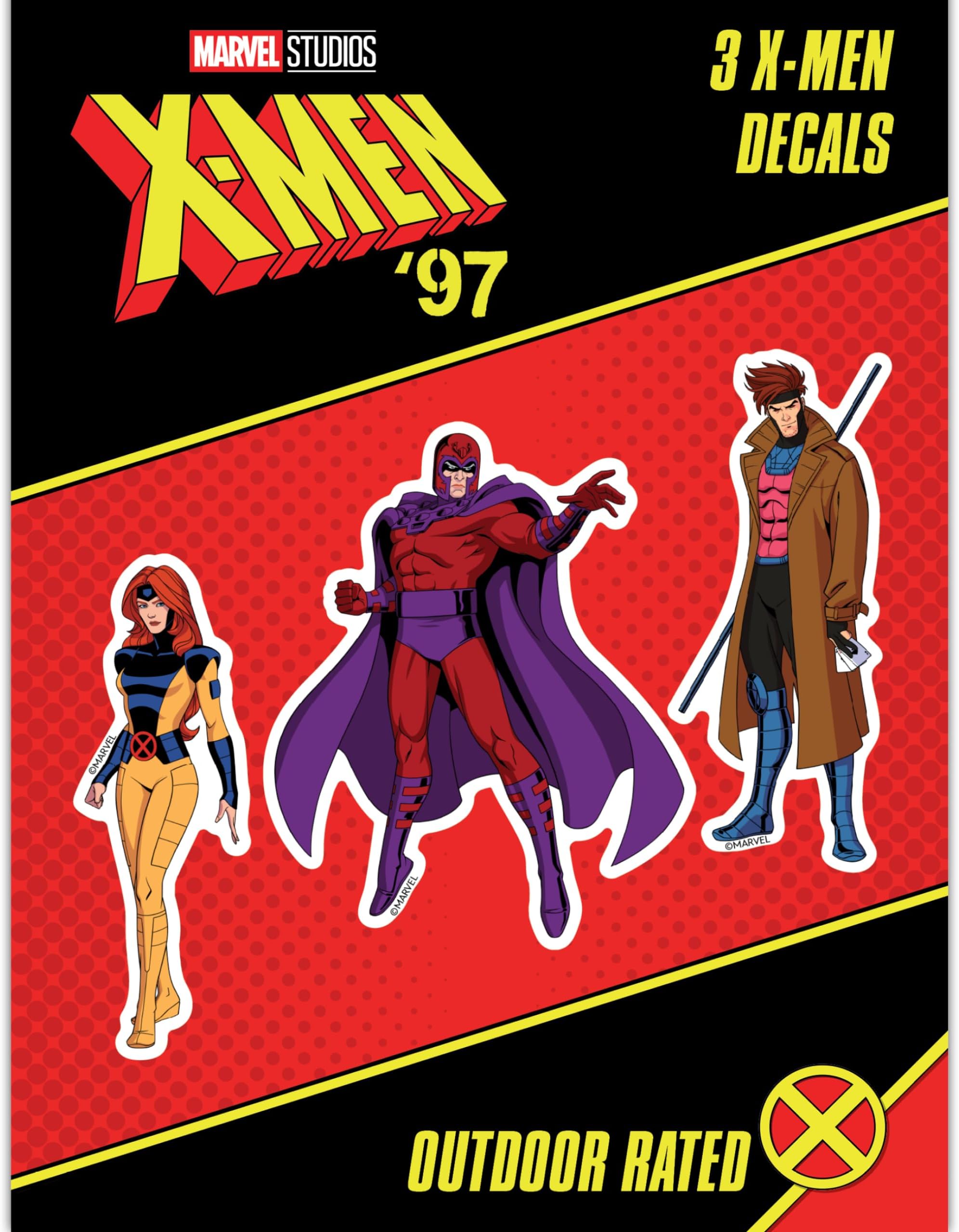 Amazon.com - Marvel X-Men Decals - Set of 3 Jean Grey, Gambit, Magneto ...