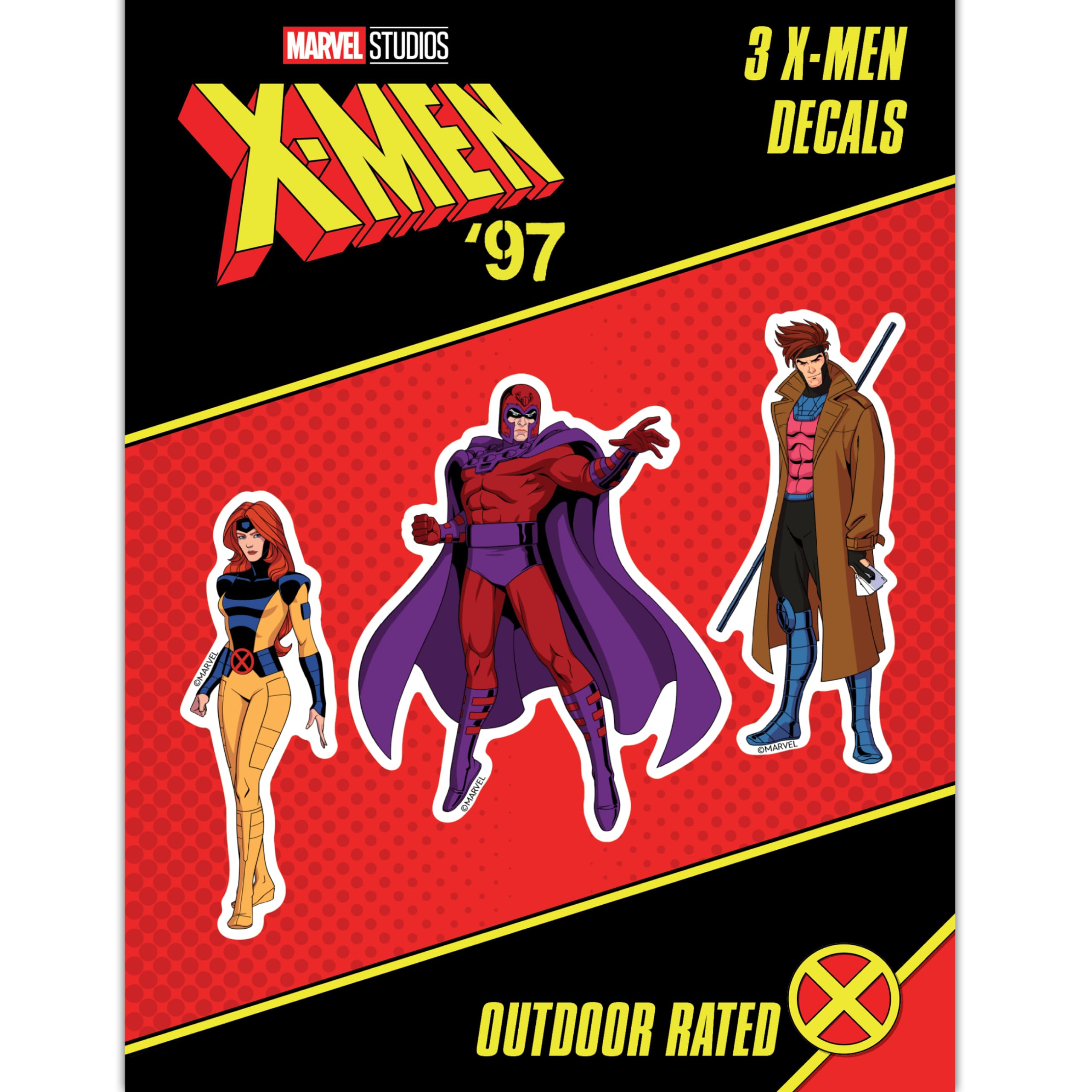 Amazon.com - Marvel X-Men Decals - Set of 3 Jean Grey, Gambit, Magneto ...