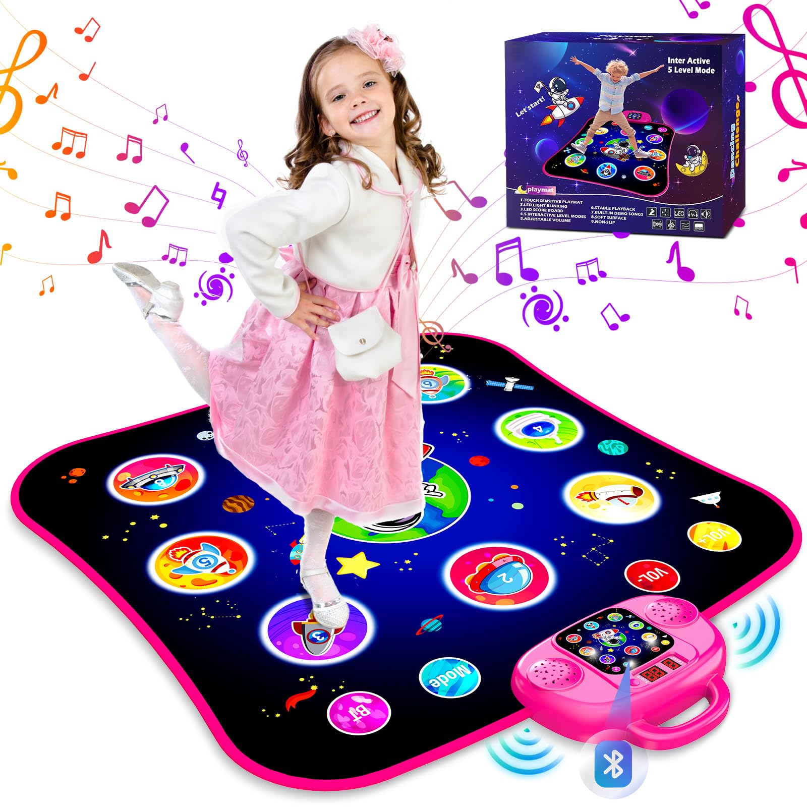 Amazon.com: Dance Mat Toys for Ages 5-7 Toys for 3-12 Year Old Girls ...