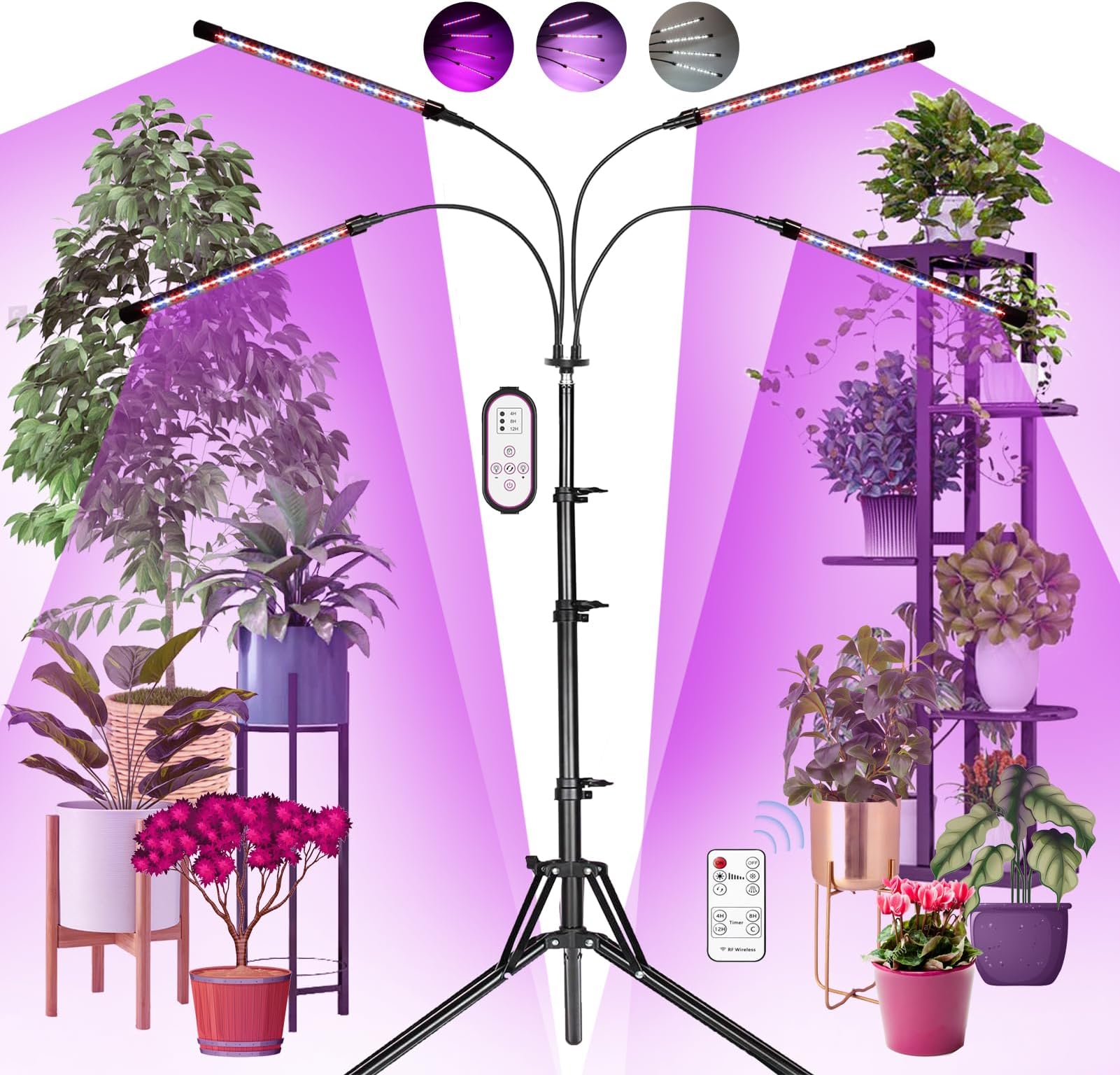 VIPARSPECTRA P600 LED Grow Lampe, Pflanzenlampe LED Vollspektrum ...