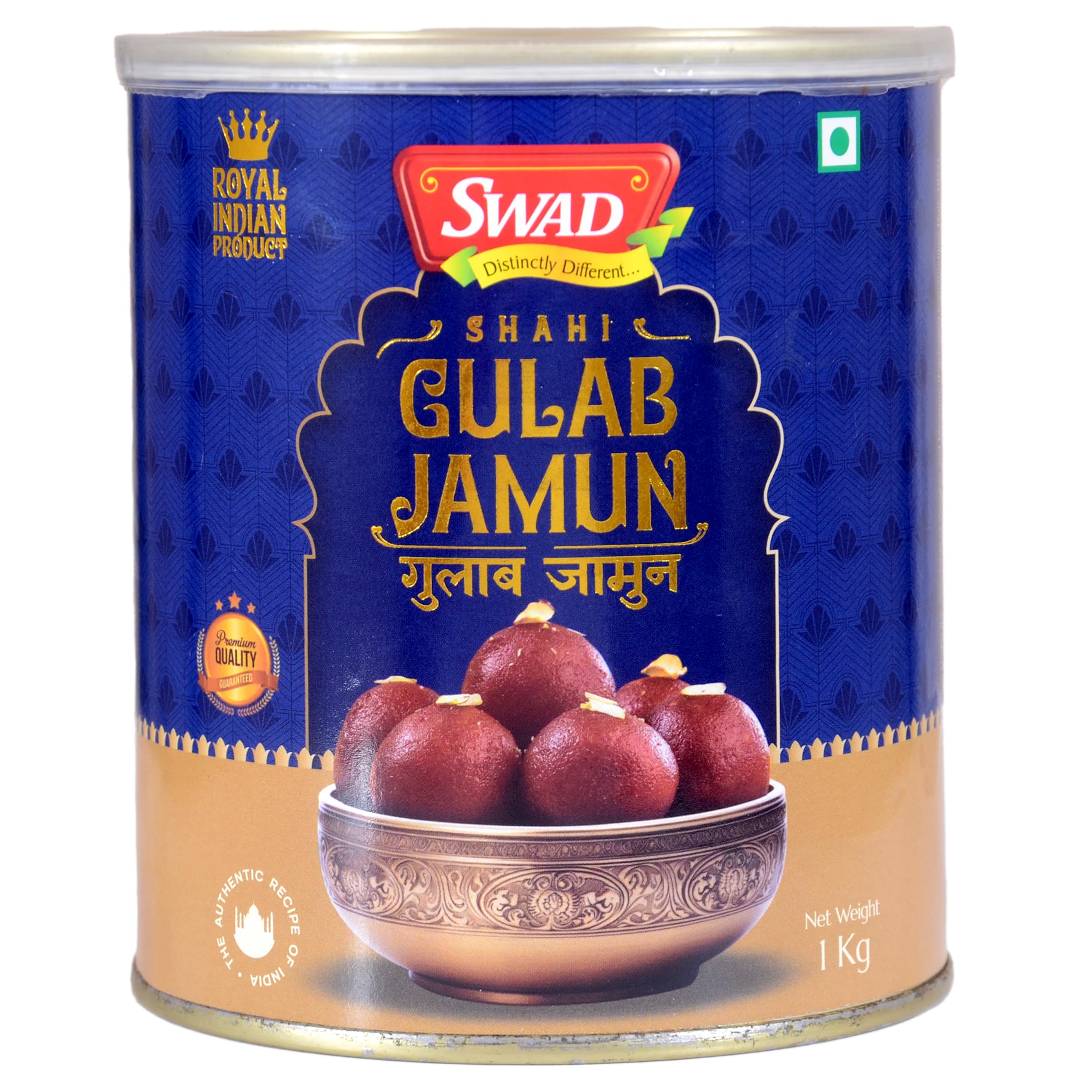 Buy SWAD Shahi Gulab Jamun 1kg Tin | Mouth-Watering Indian Mithai ...