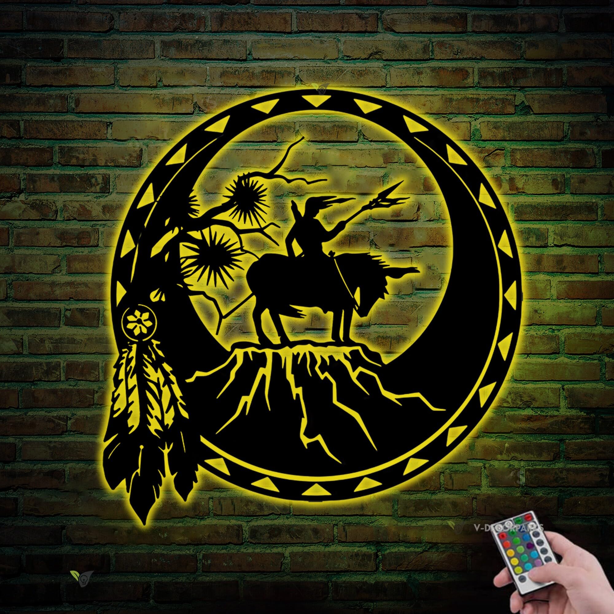 Native American Design Lighting National Cowboy Museum Spotlighting