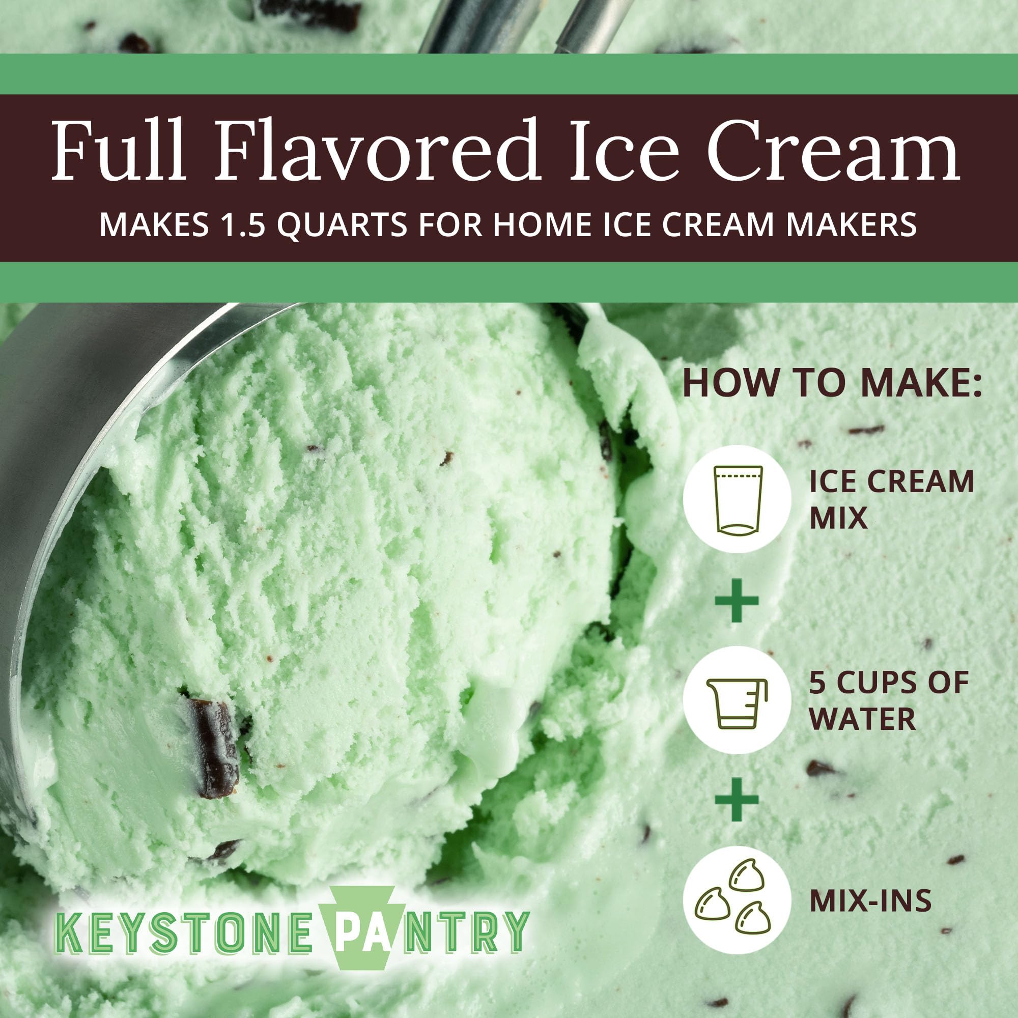 Snapklik.com : Keystone Pantry Keto Ice Cream Mix Mint Chocolate Chip ...