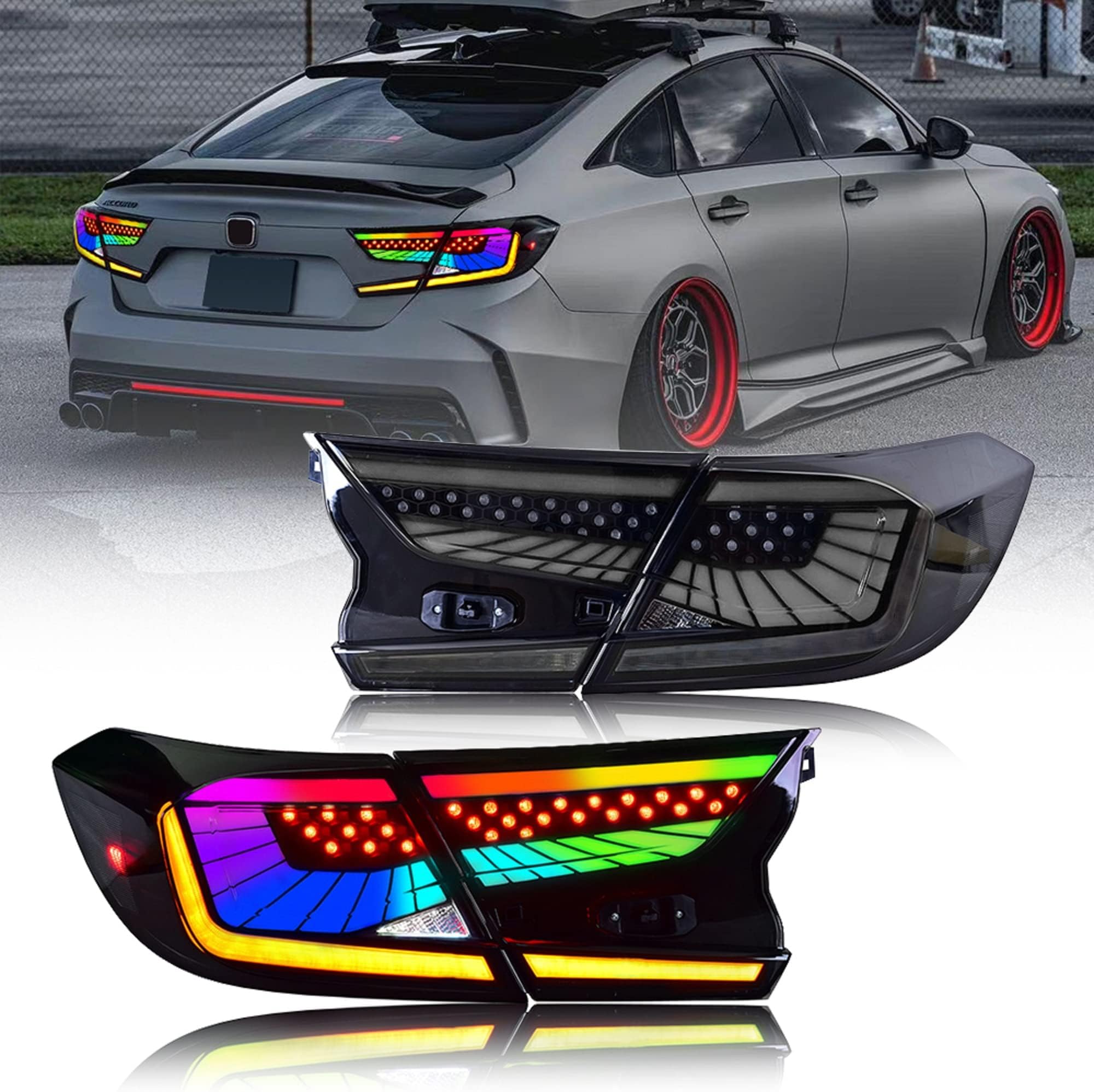 Amazon.com: TT-ABC Mods Tail light for Honda Civic 10th Gen 2016-2021 ...