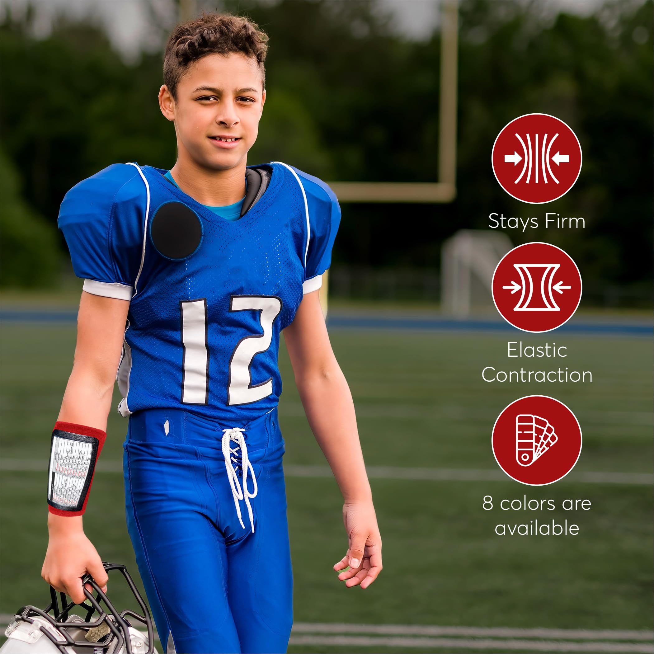 Snapklik.com : Pro Athletics QB Playbook Wristband - Football ...