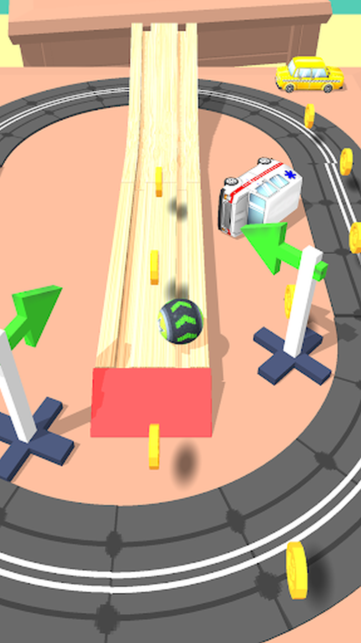 Toy Going Ball Roll. 3D rolling, jumping, spinning and balancing balls ...