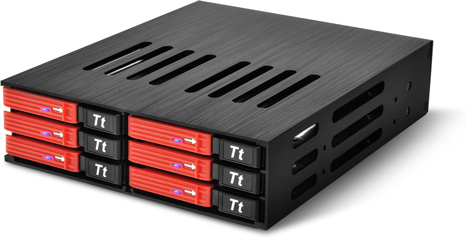 Amazon.com: Thermaltake MAX-1562 Backplane HDD Cage Hot Swap Removable ...