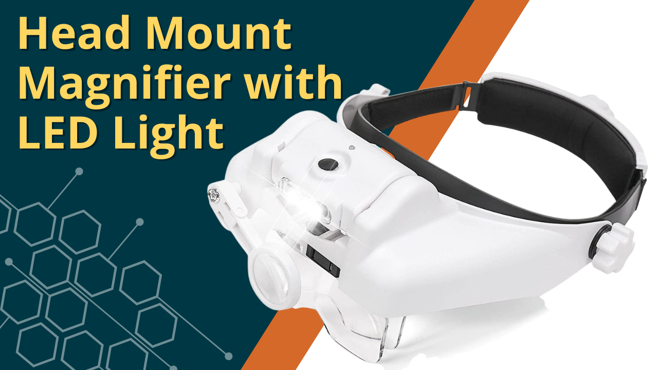 Watch Head Mount Magnifier with LED Light on Amazon Live