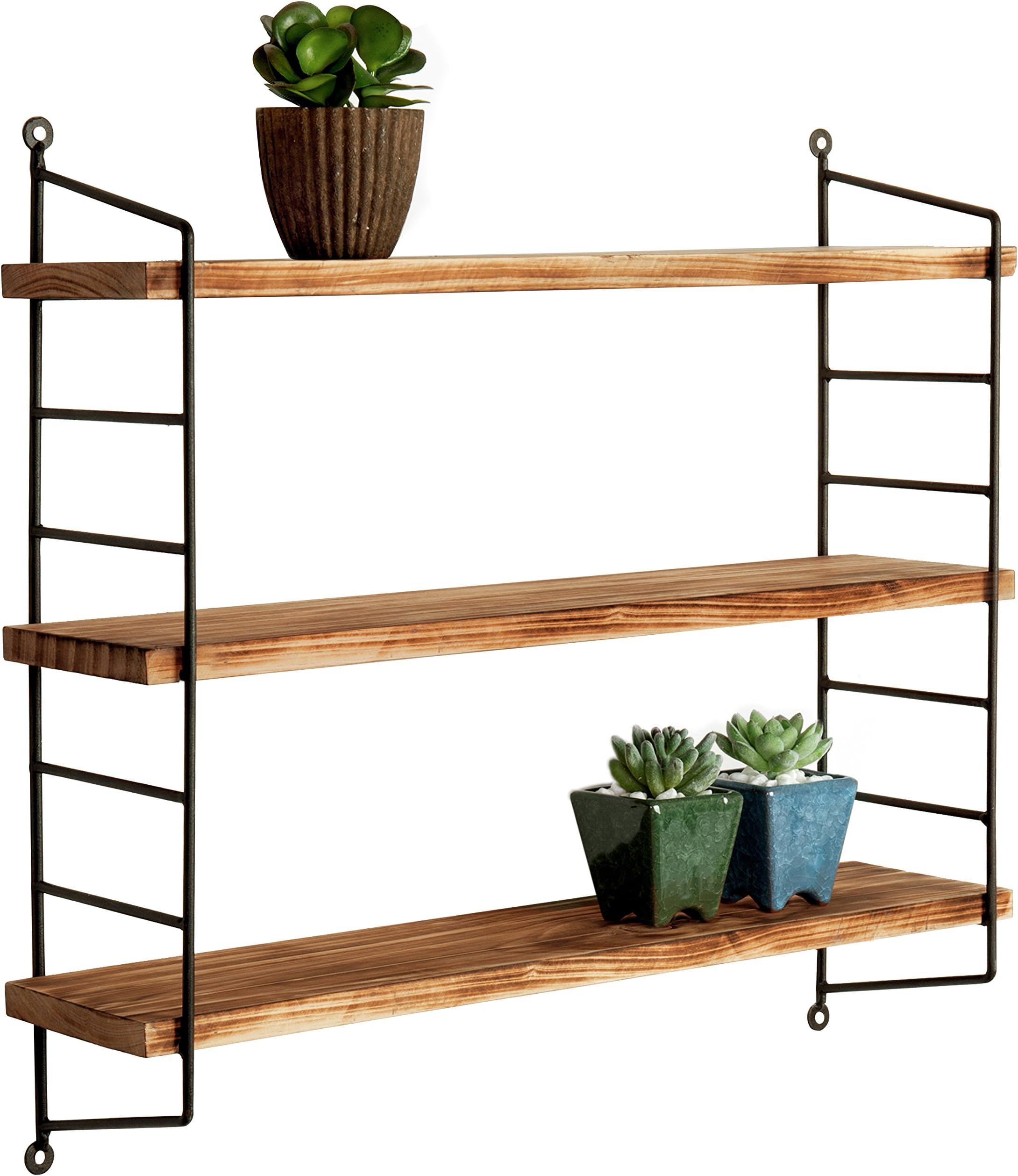 Amazon.com: WELLAND 3-Tier Display Wall Shelf Storage Rack Wall Rack ...