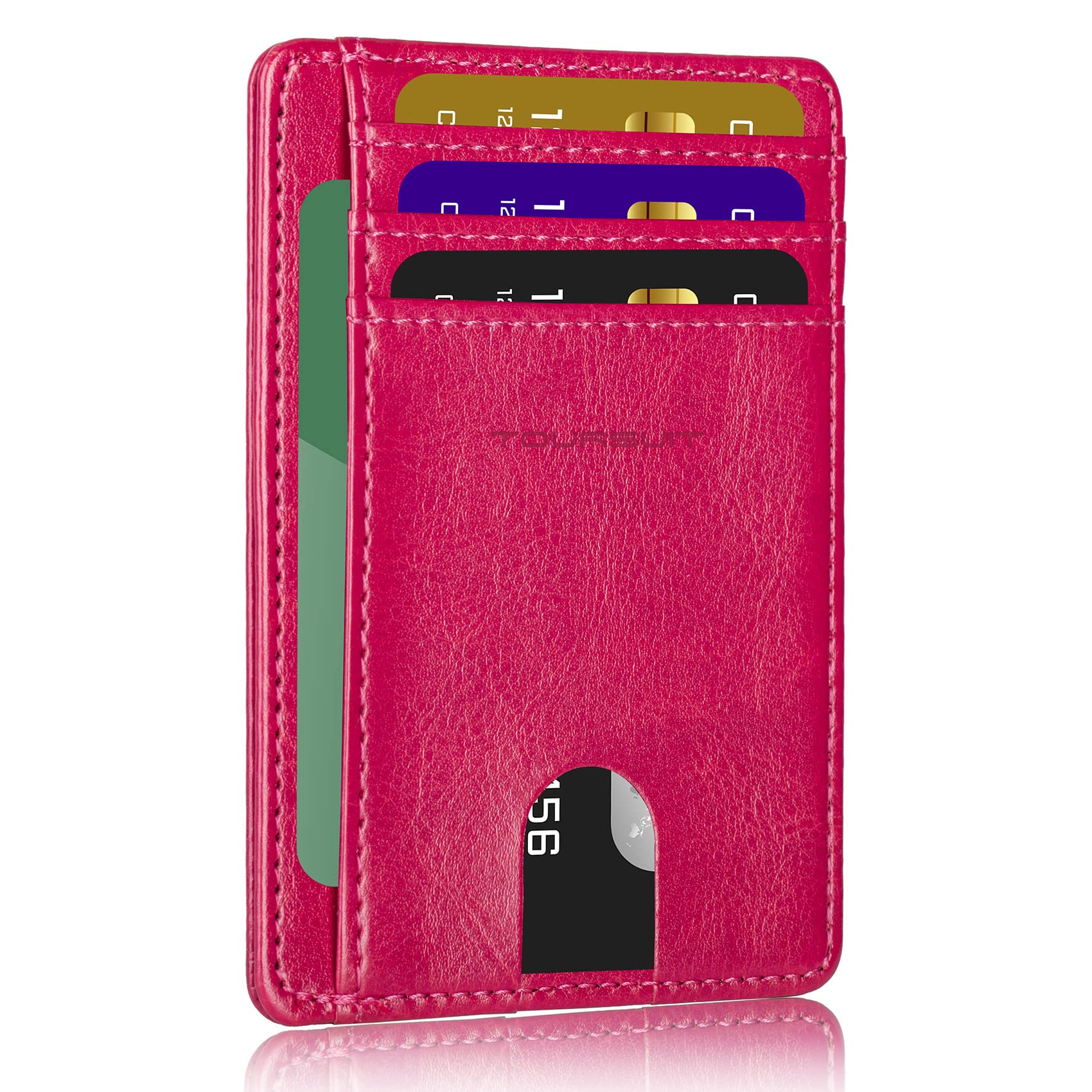 Amazon.com: TOURSUIT Travel Minimalist Slim Front Pocket Wallet for Men ...