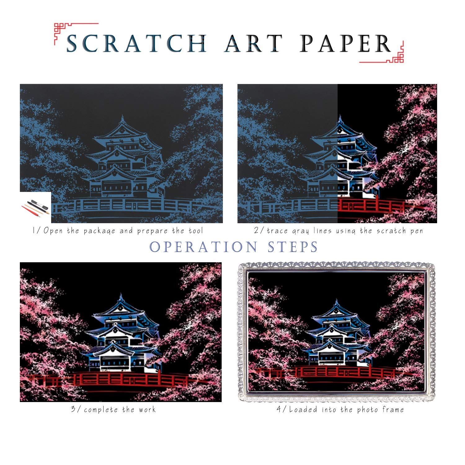 Snapklik.com : Scratch Painting Rainbow Paper By BOTEEN, Scratch ...